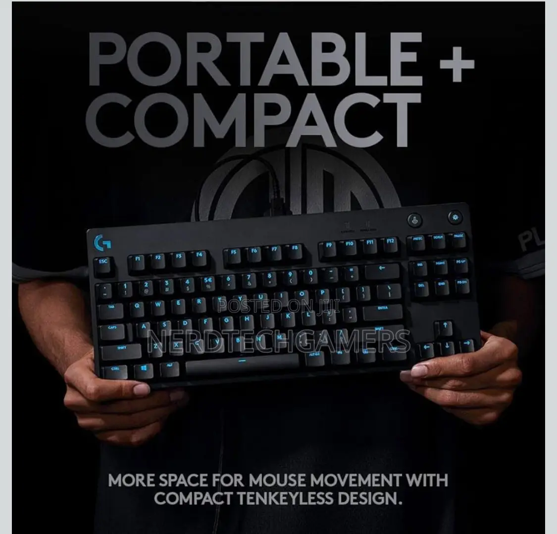 Logitech G Pro Mechanical Gaming Keyboard, Ultra Portable Tenkeyless D ...