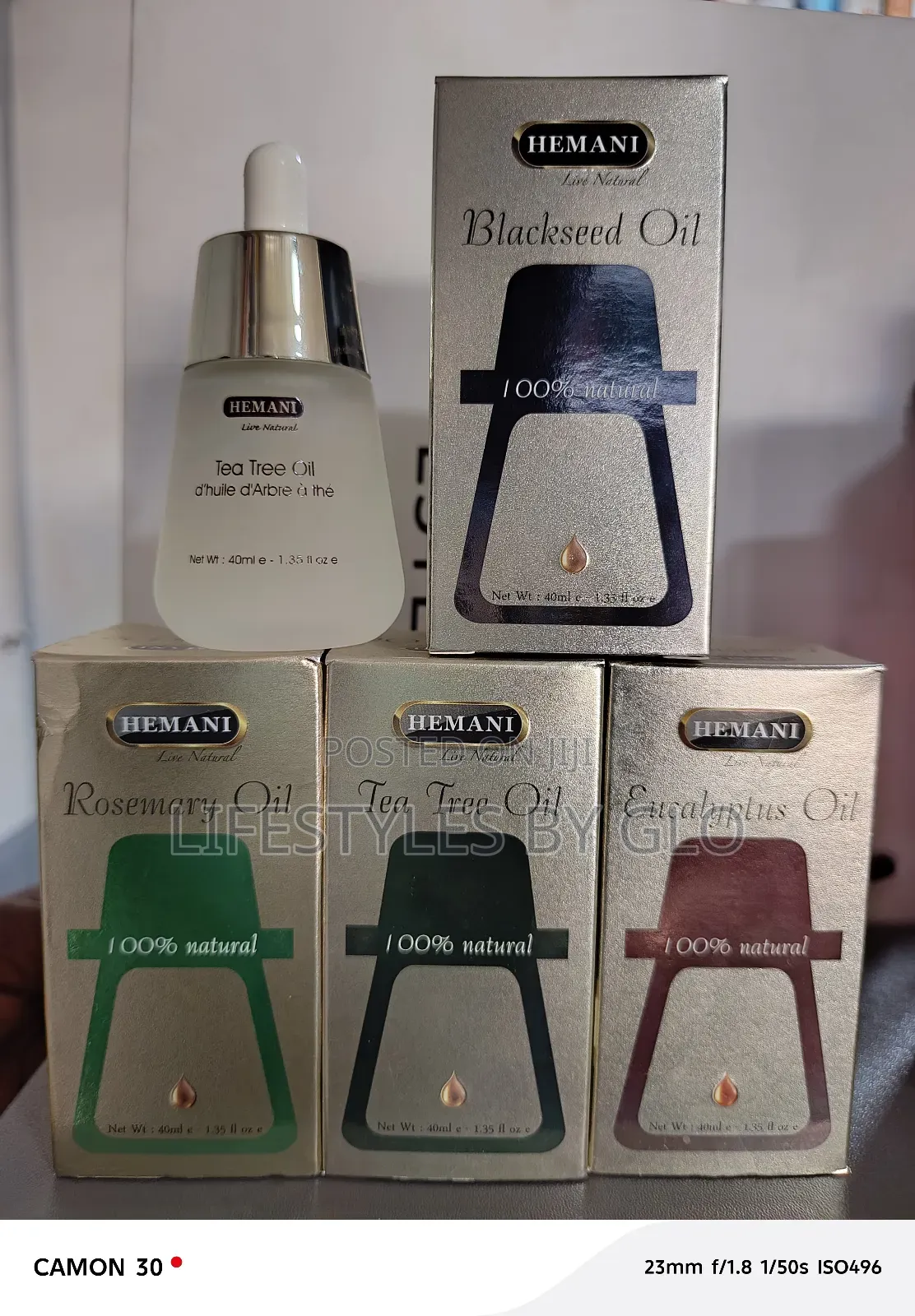 Rosemary, Tea Tree, Eucalyptus, Jojoba, Black Seed Oil 40ml Dropper in ...