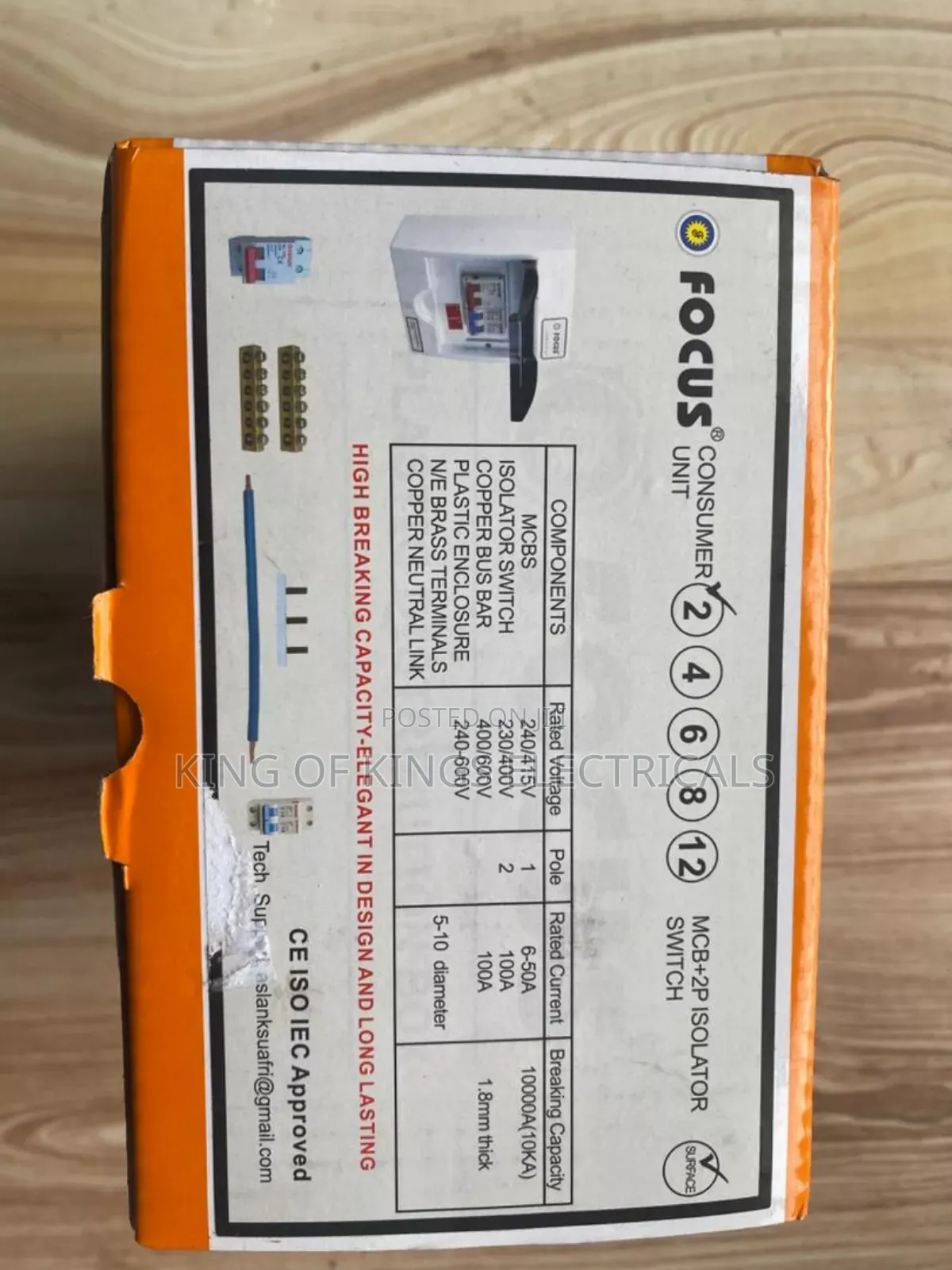 Focus Plastic Distribution Box – 2 Way (Ft002) in Adenta - Electrical ...