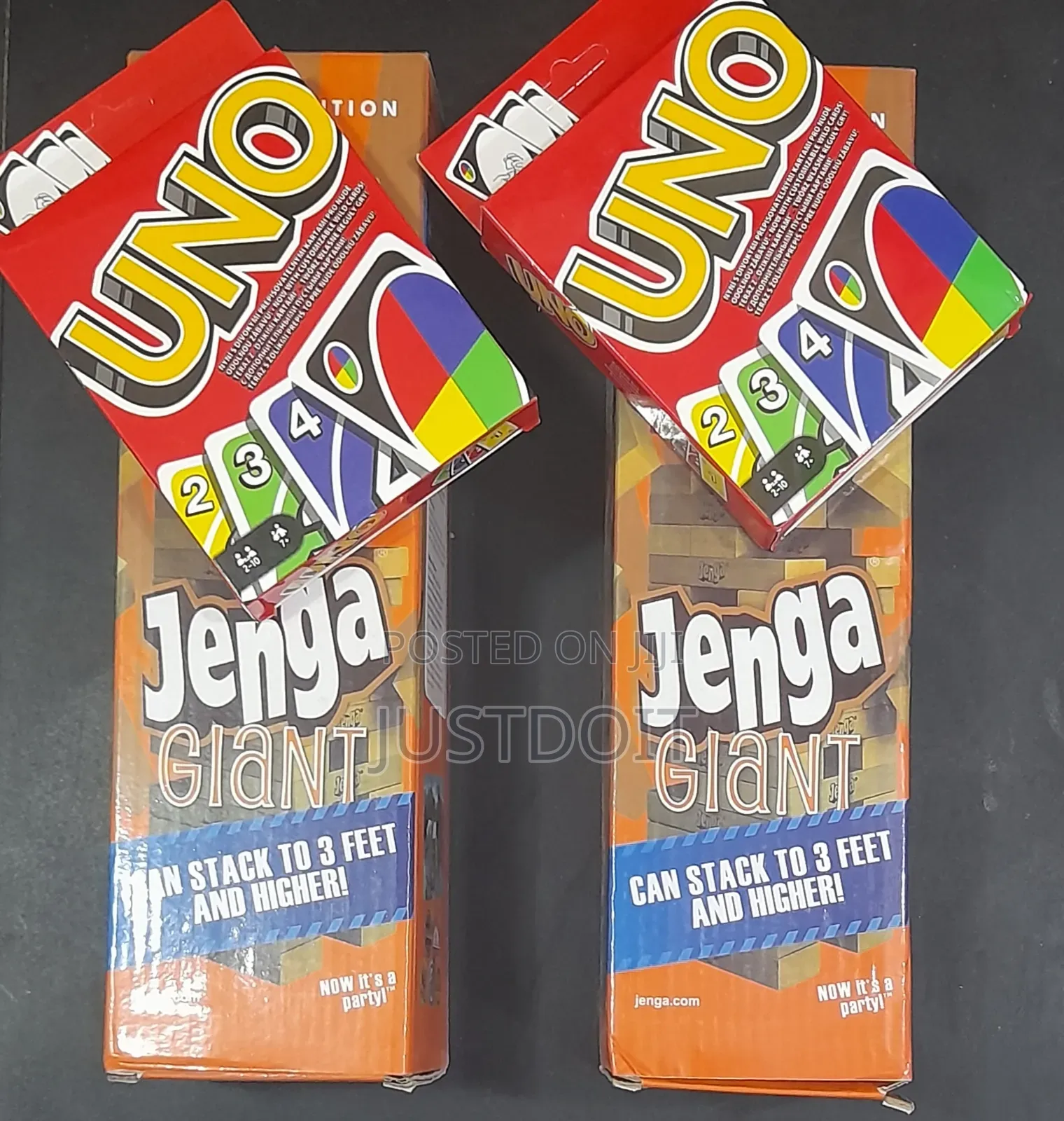 2 Jenga + 2 Uno Game for sale - jusTdOiT Price: GH₵ 280 on Jiji.com.gh ...
