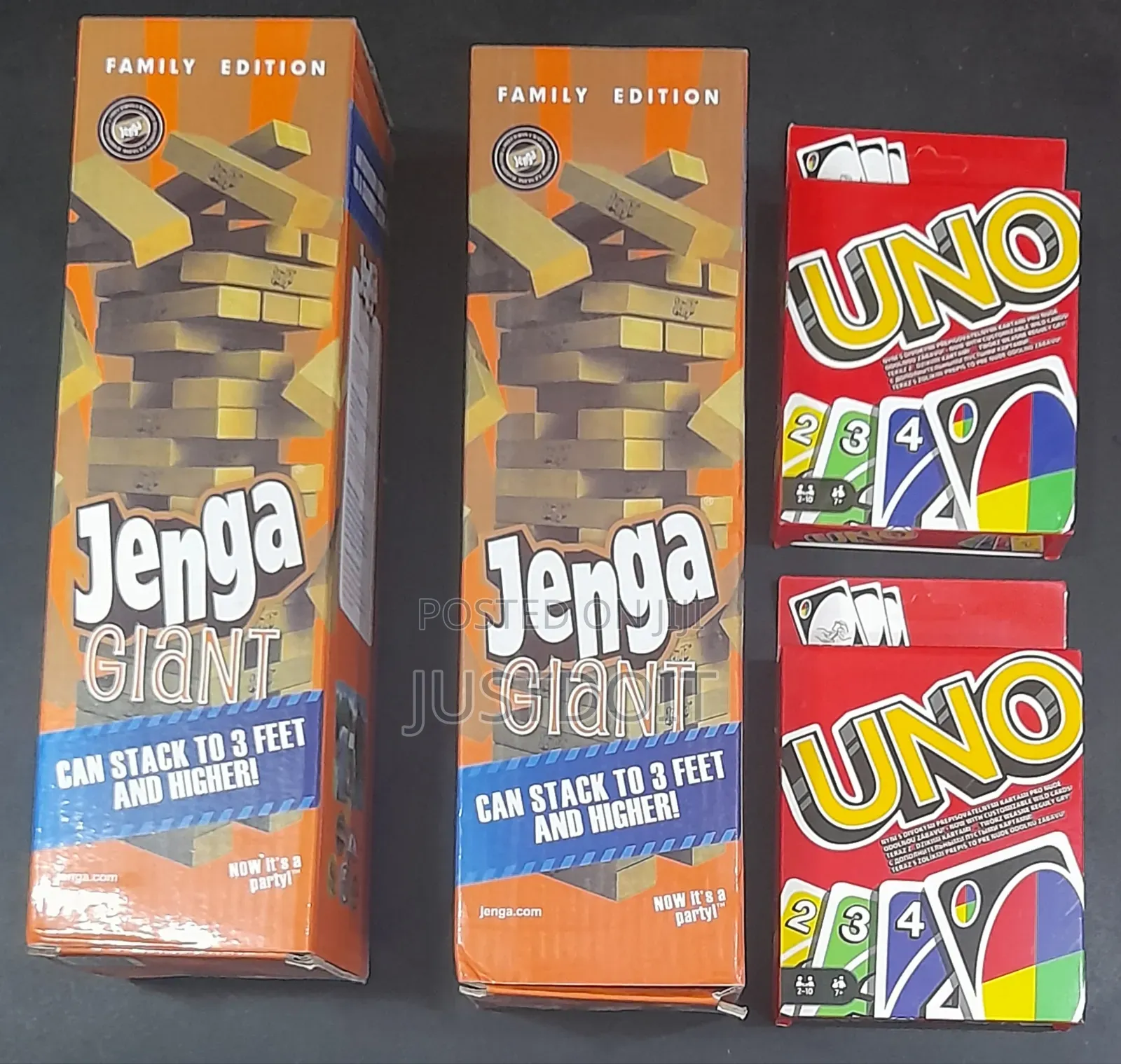 Two Uno Card Games Two Jenga Wooden Games. in Accra Metropolitan - Books & Table Games, Royal ...