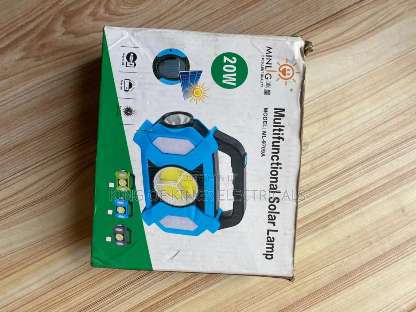 20w Multifunctional Solar Rechargeable Lamp – Model Ml-9709a in Adenta ...