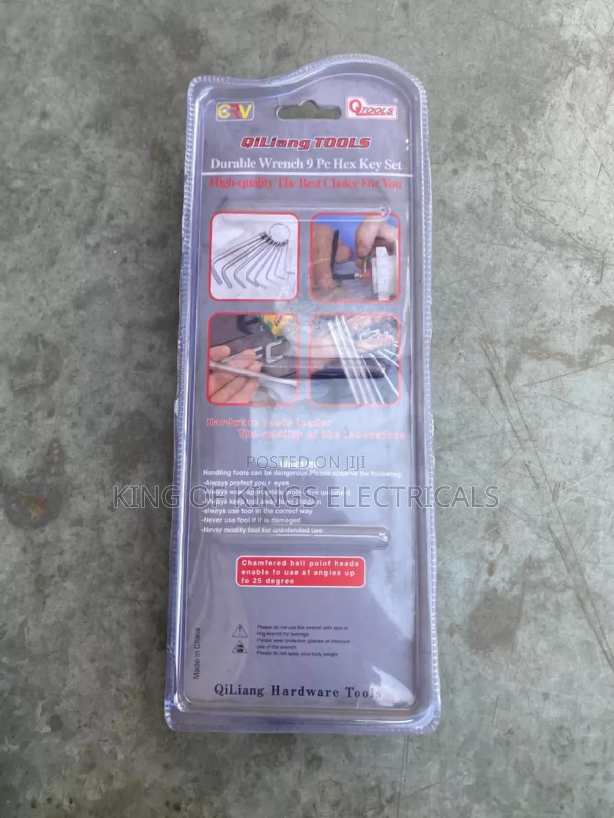 Full Set Allen Key (Hex Key)(Big Size) – 9 Pieces Cr-v Steel in Adenta ...