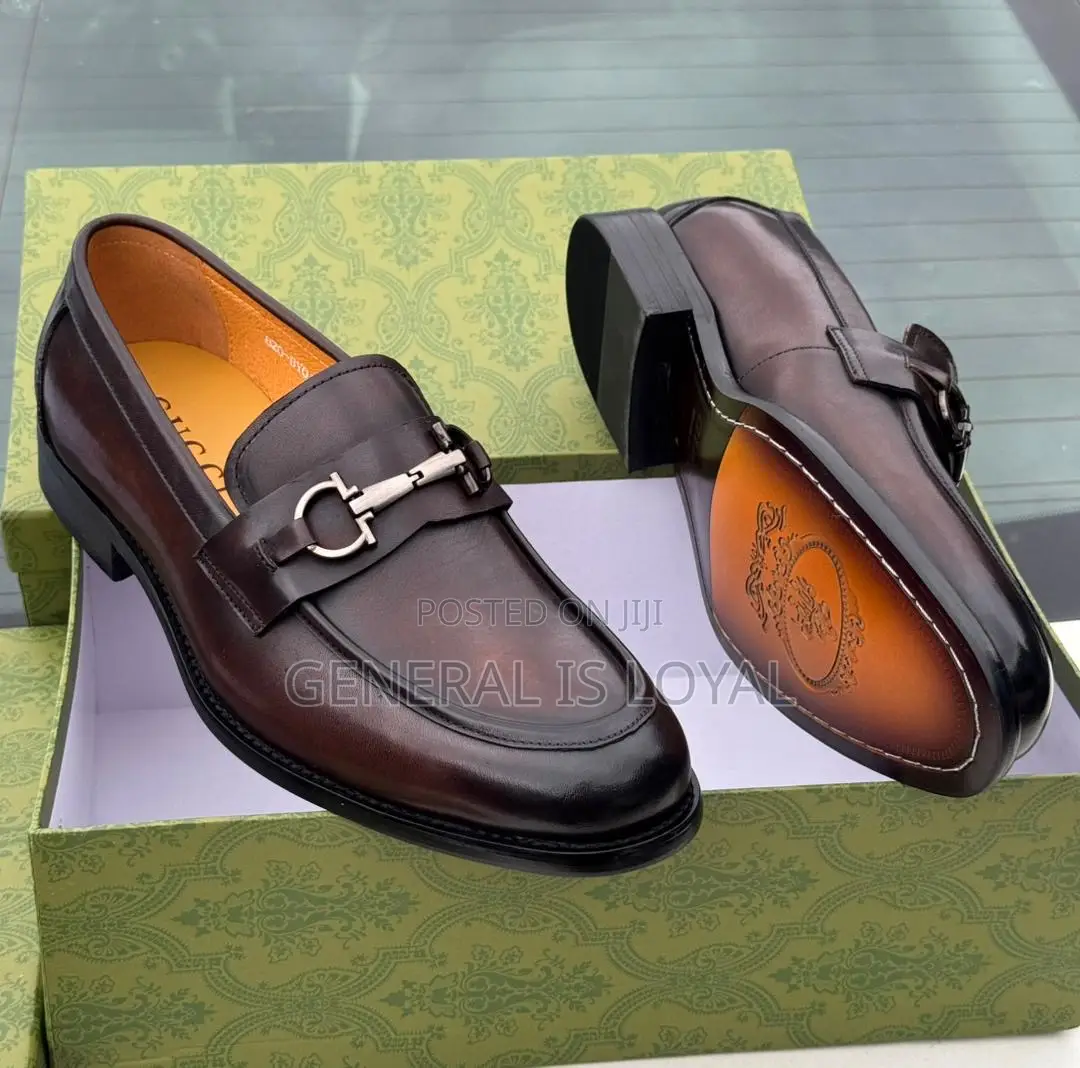 Gucci Men Coffee Leather Shoe in Accra Metropolitan - Shoes, General Is ...