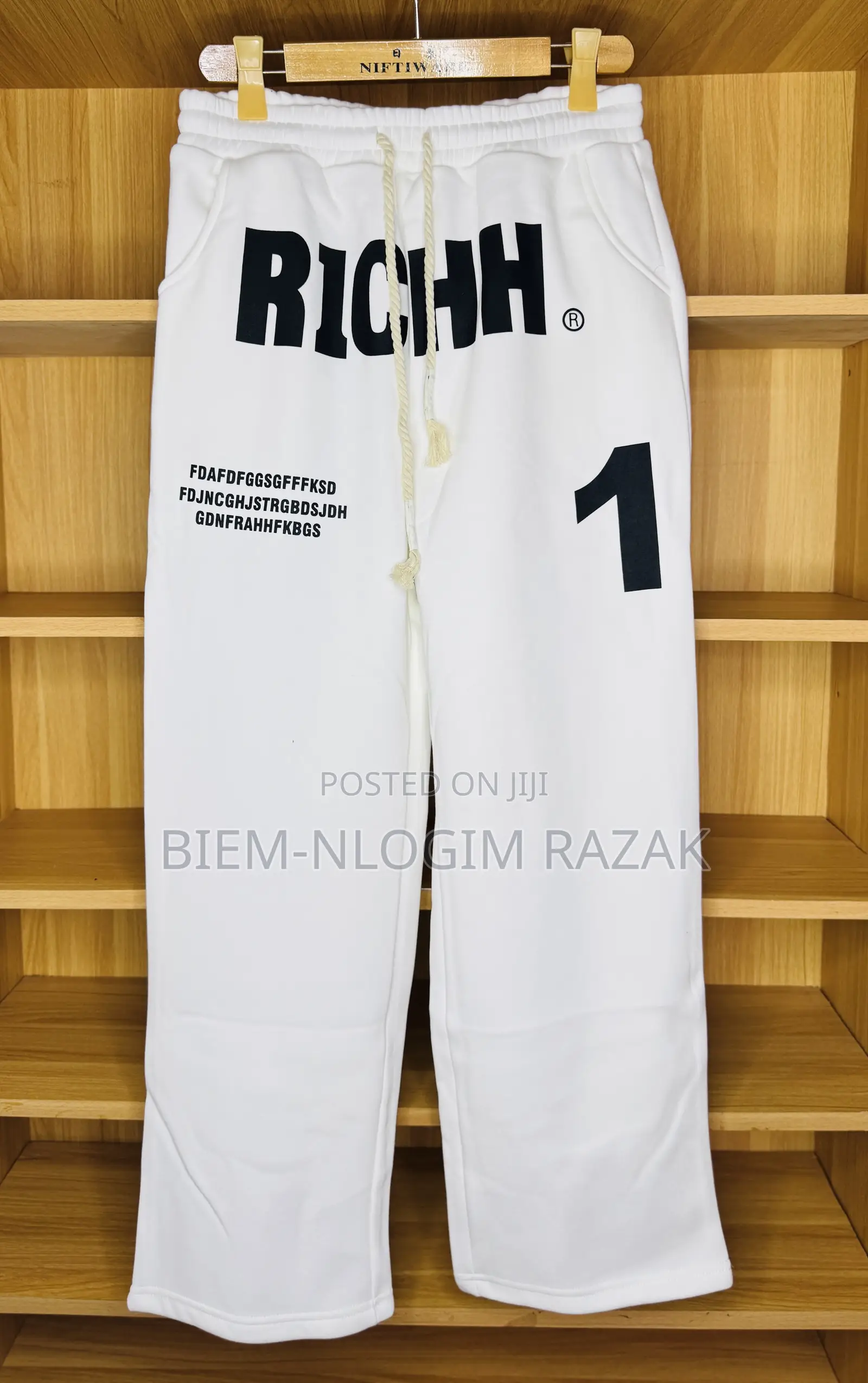 Plain White N Other Multi Colored Joggers Available in Stock in Accra ...