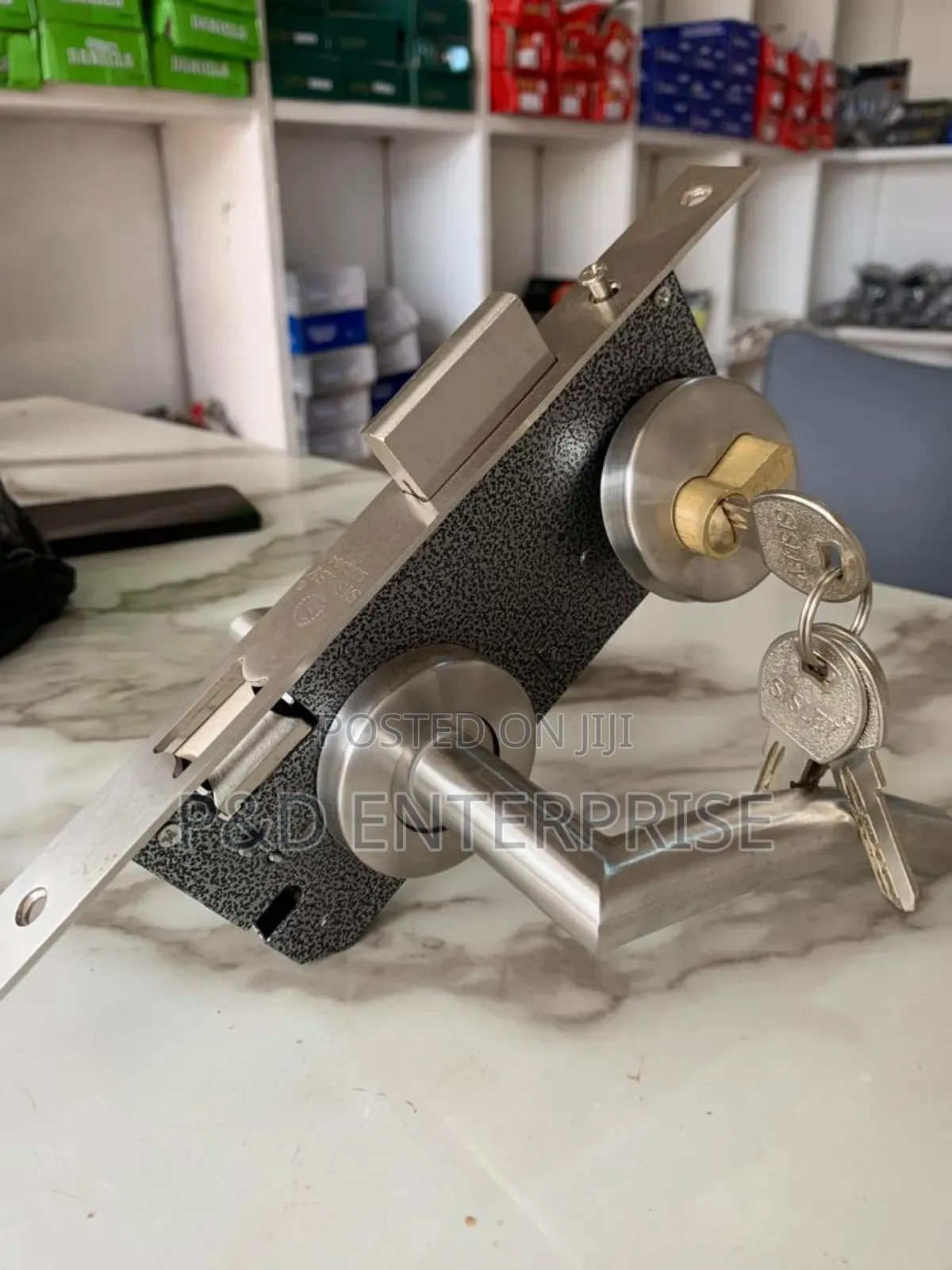 Quality Door Lock With Stainless Steel Separate Handles. in Accra ...