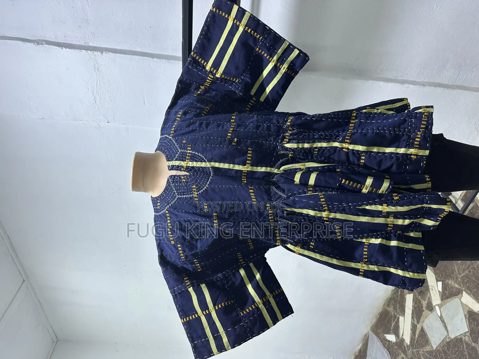 Blue Designed Northern Made Smock for Men Available in Awoshie ...