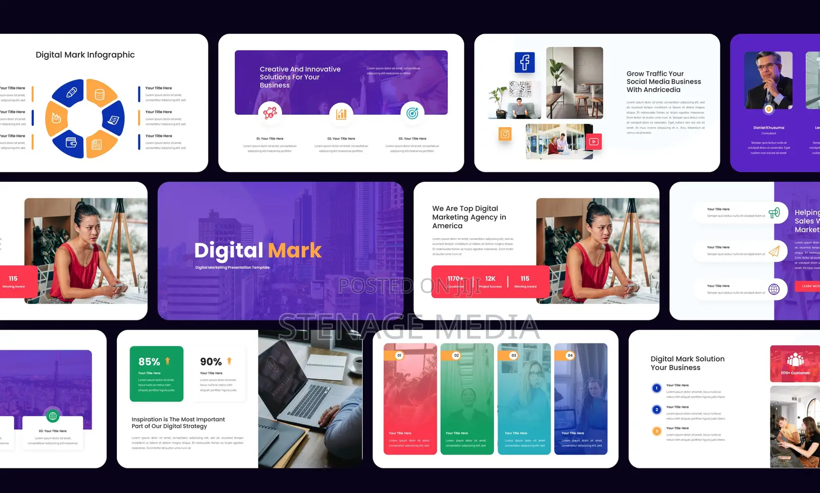 Presentation Slide Design – Premium Business Creative Slide Decks in Madina - Computer & IT ...