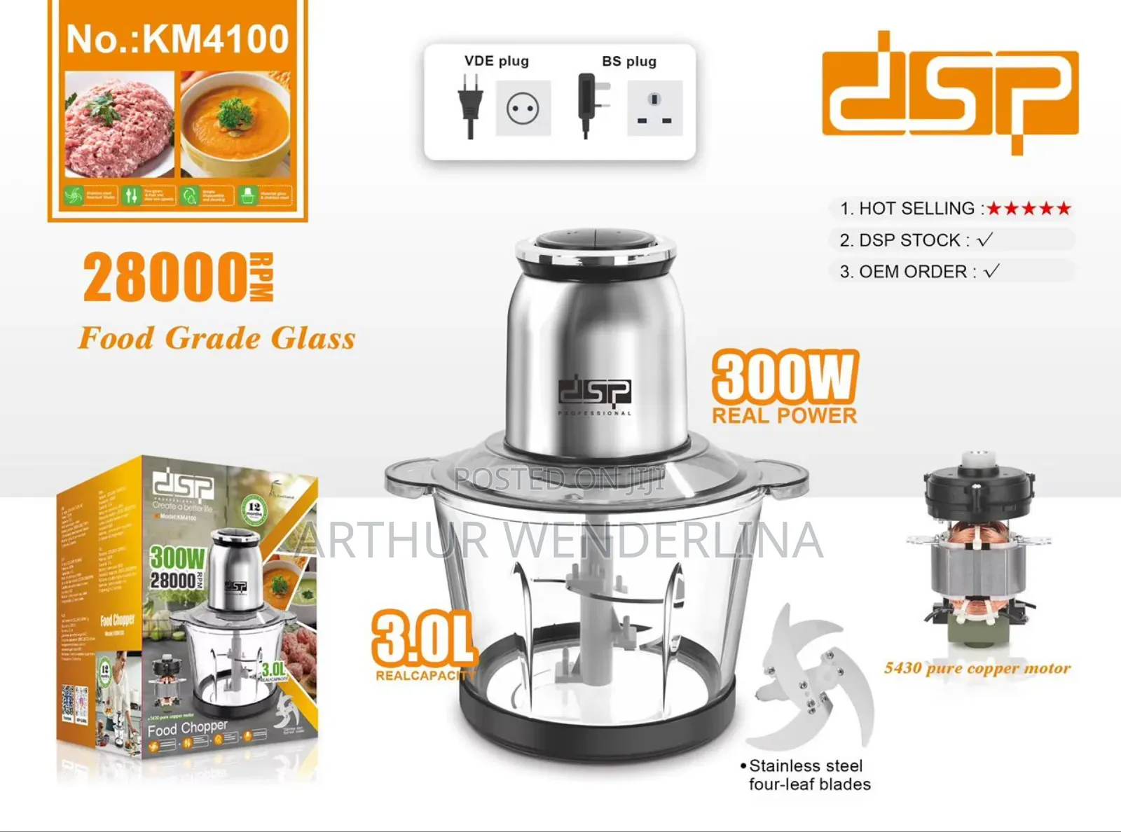 DSP Food Chopper. 3.0liters in Spintex - Kitchen Appliances, Arthur ...