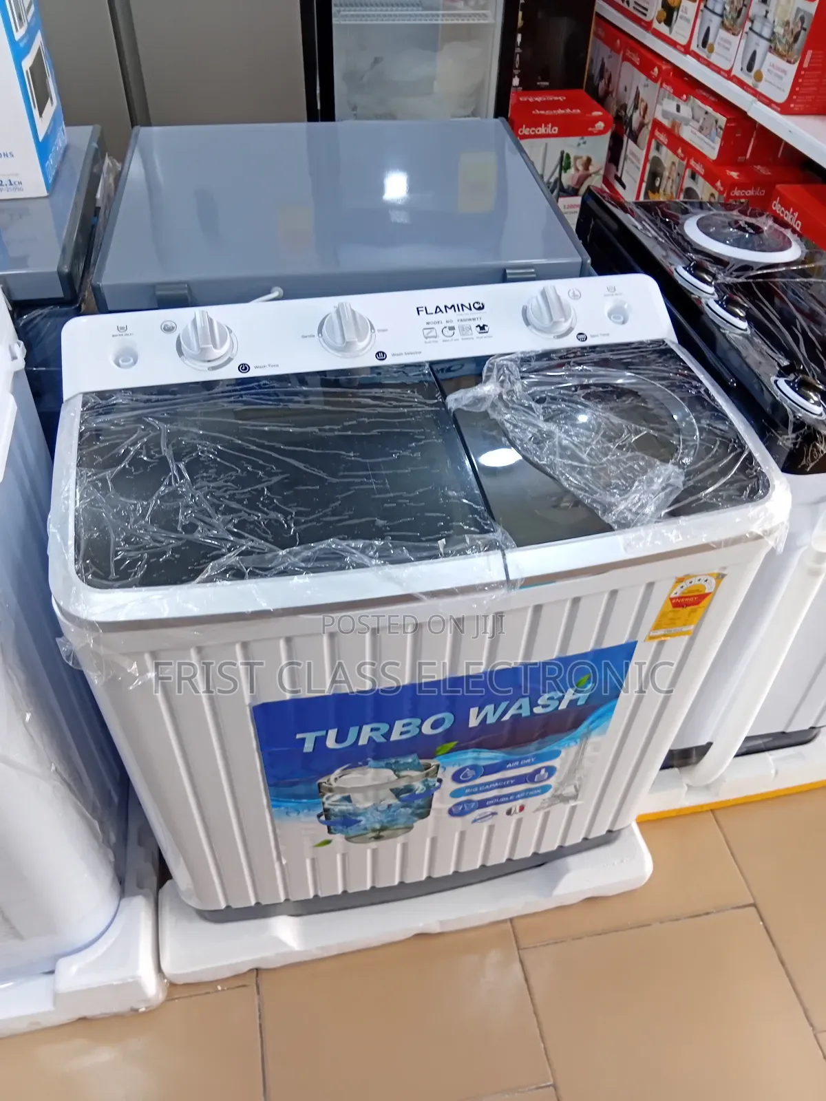 Dual Action Flamino 8kg Washing Machine for sale - FRIST CLASS ...