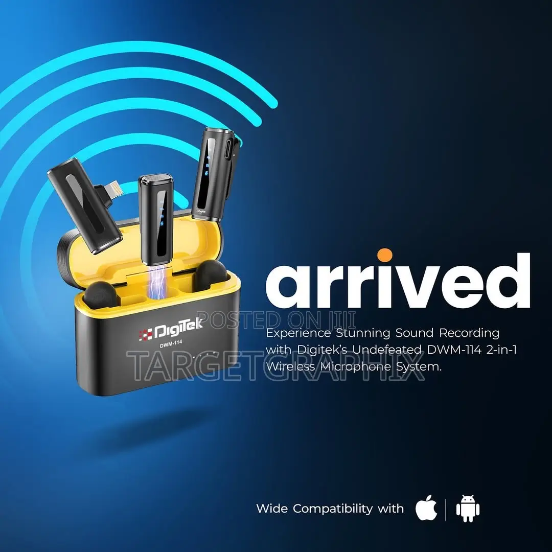 Digitek 2 Microphone in Spintex - Headphones, Target Graphix Store ...