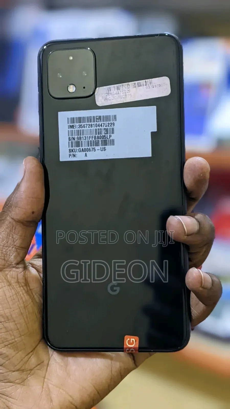 Google Pixel 4 XL 128 GB Black in Accra Metropolitan - Mobile Phones, Gideon Asante | Jiji.com.gh