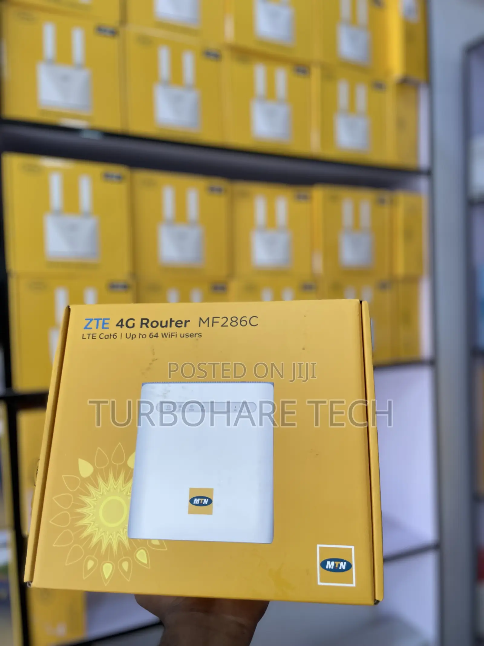 Mtn Zte Mf286c Cat6 Lte Broadband Router + Turbonet Sim in Agbogba ...