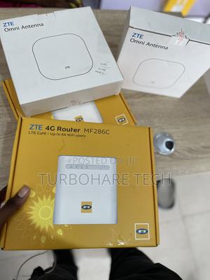 Mtn Zte Mf286c Lte Cat6 Router + Turbonet Accessories in Airport ...