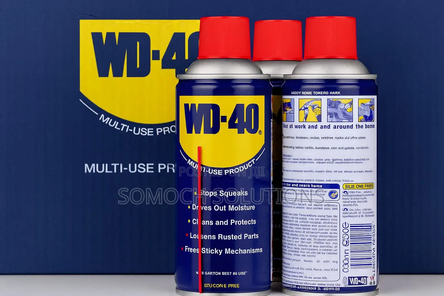 Wd-40 Multi-Use Lubricant Spray Loosens Rust, Protects Cleans 330ml for ...