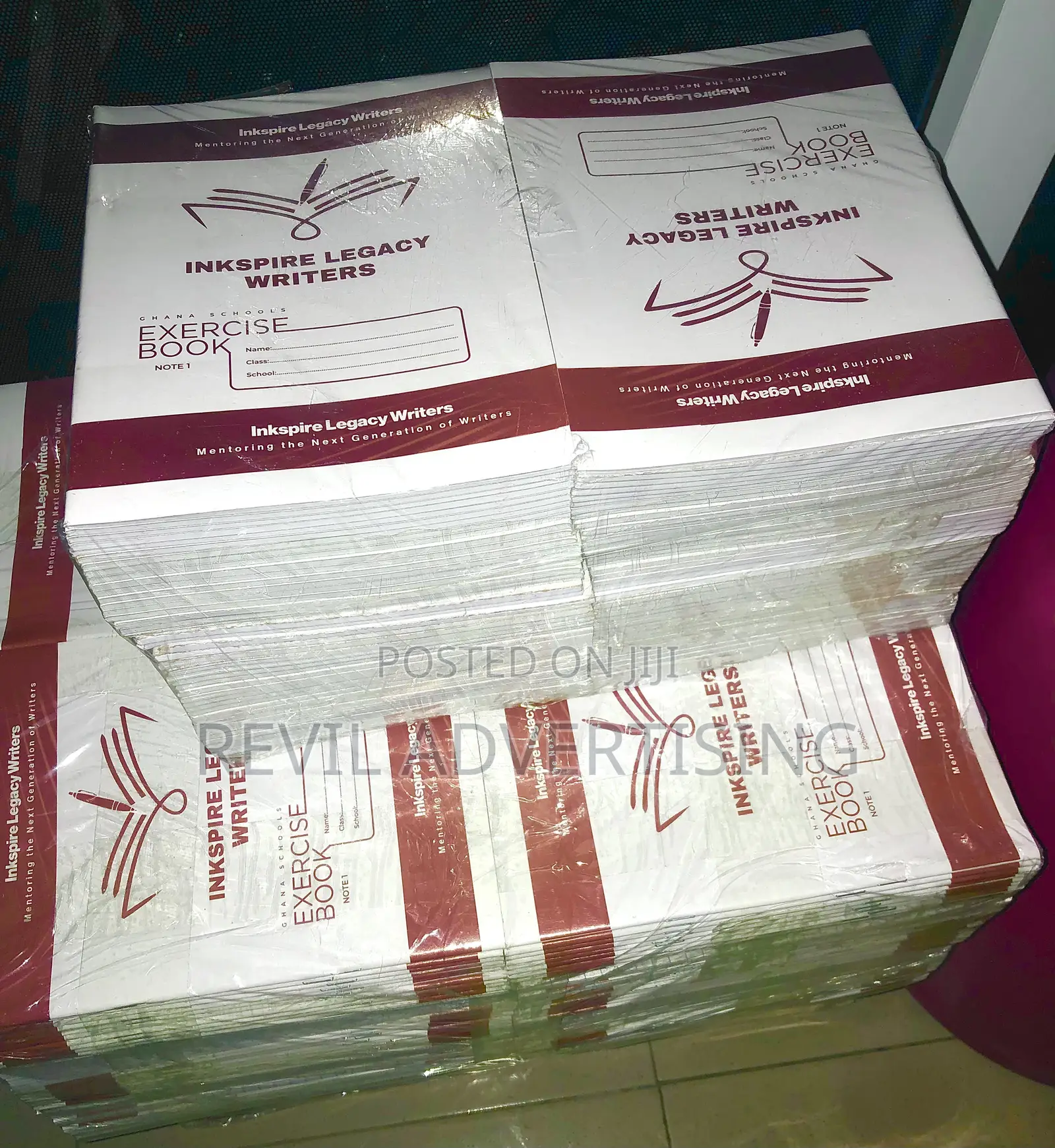 Exercise Book Printing in Anyaa - Printing Services, Revil Advertising ...