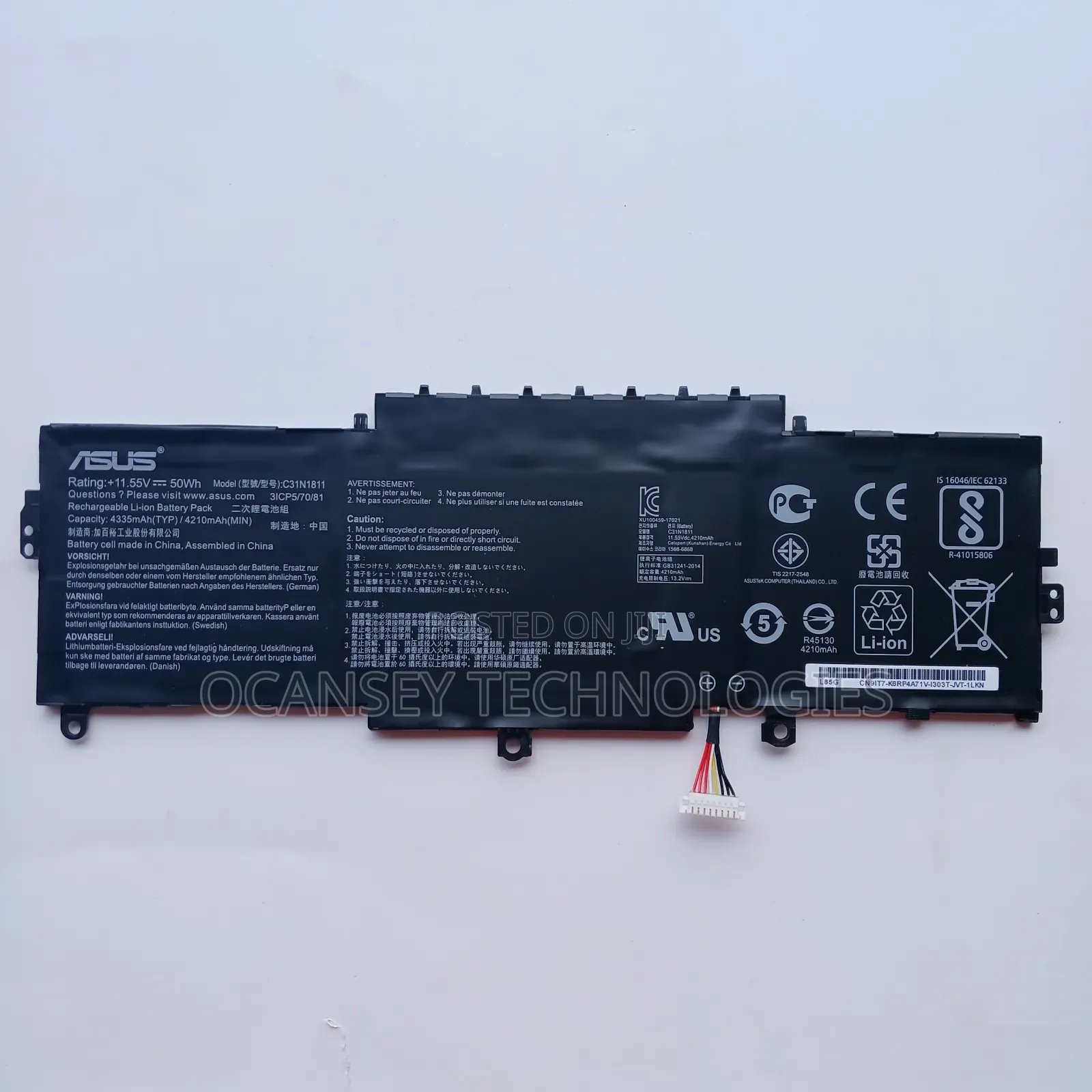 Original Asus C31n1811 Battery For Zenbook 14 Ux433 Ux433f in Accra New ...