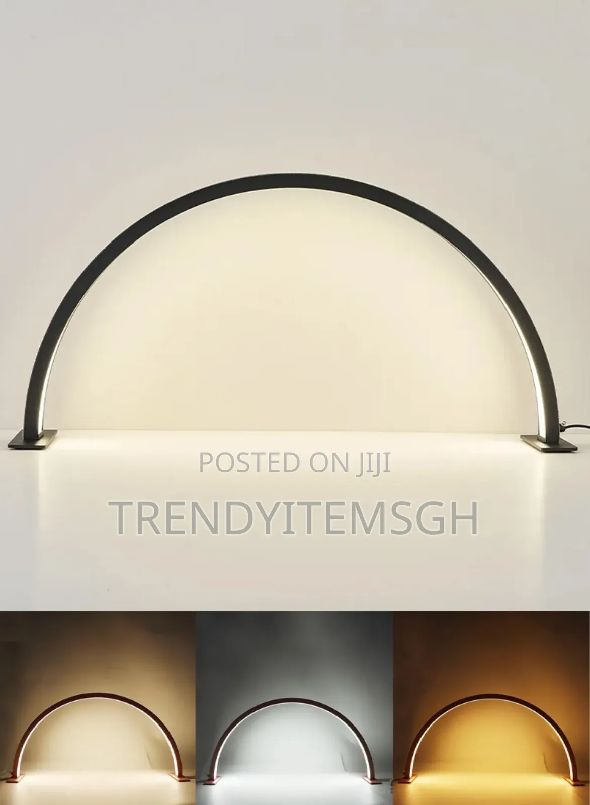 29w 30.5-Inch Led Half Moon Light for Nail Tables, Beauty Make Up in ...