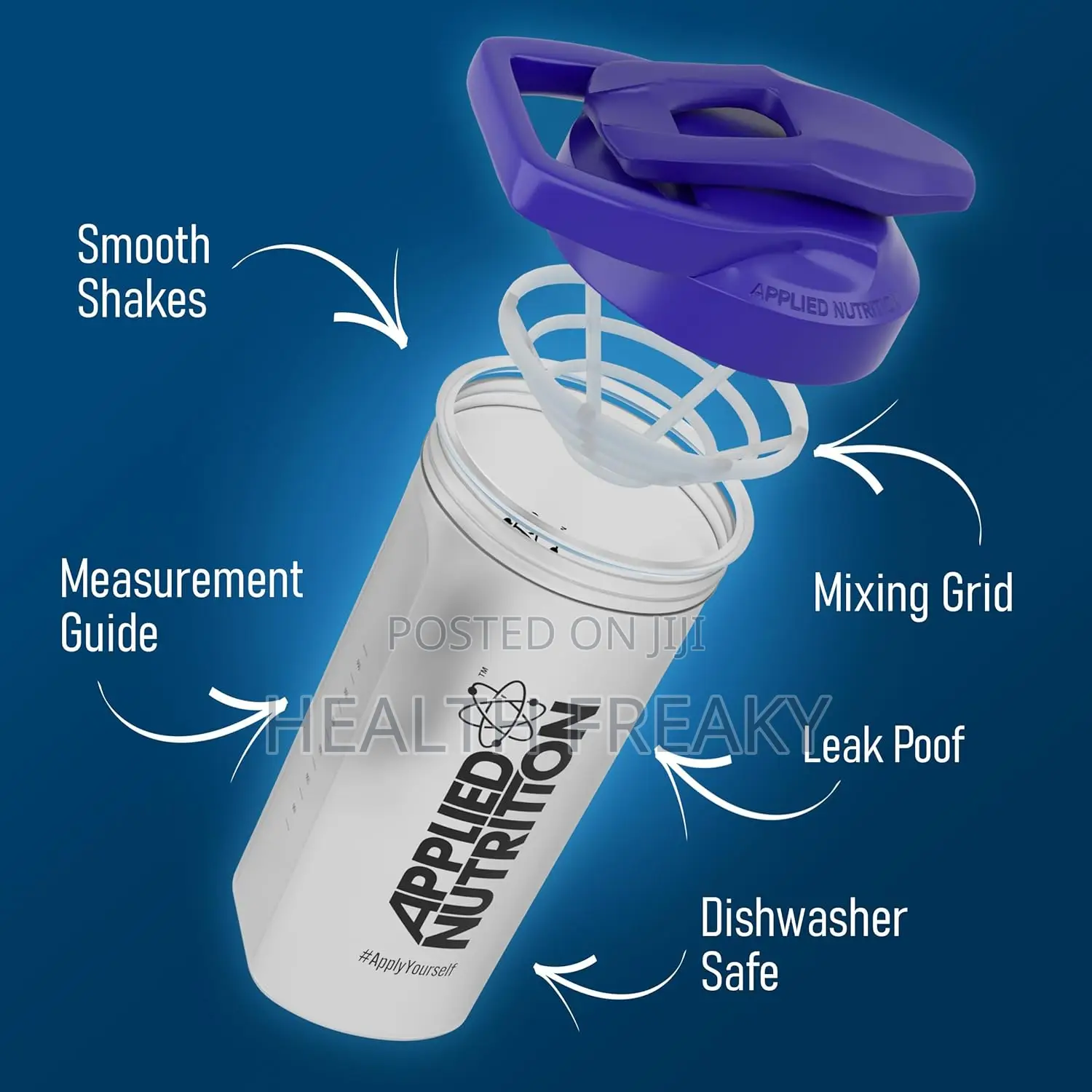 Applied Nutrition Protein Water Gym Shaker Bottle 700ml in Accra ...