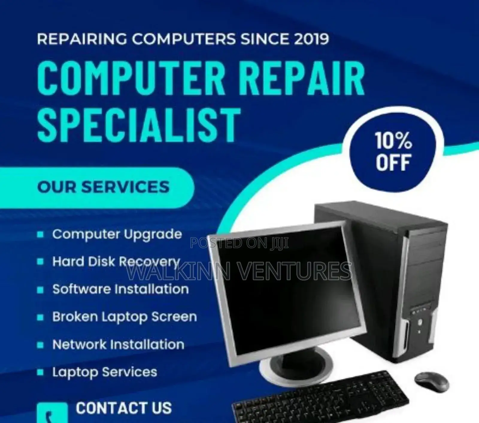 Expert Computer Repairs Services in Spintex - Computer & IT Services, David Yao | Jiji.com.gh