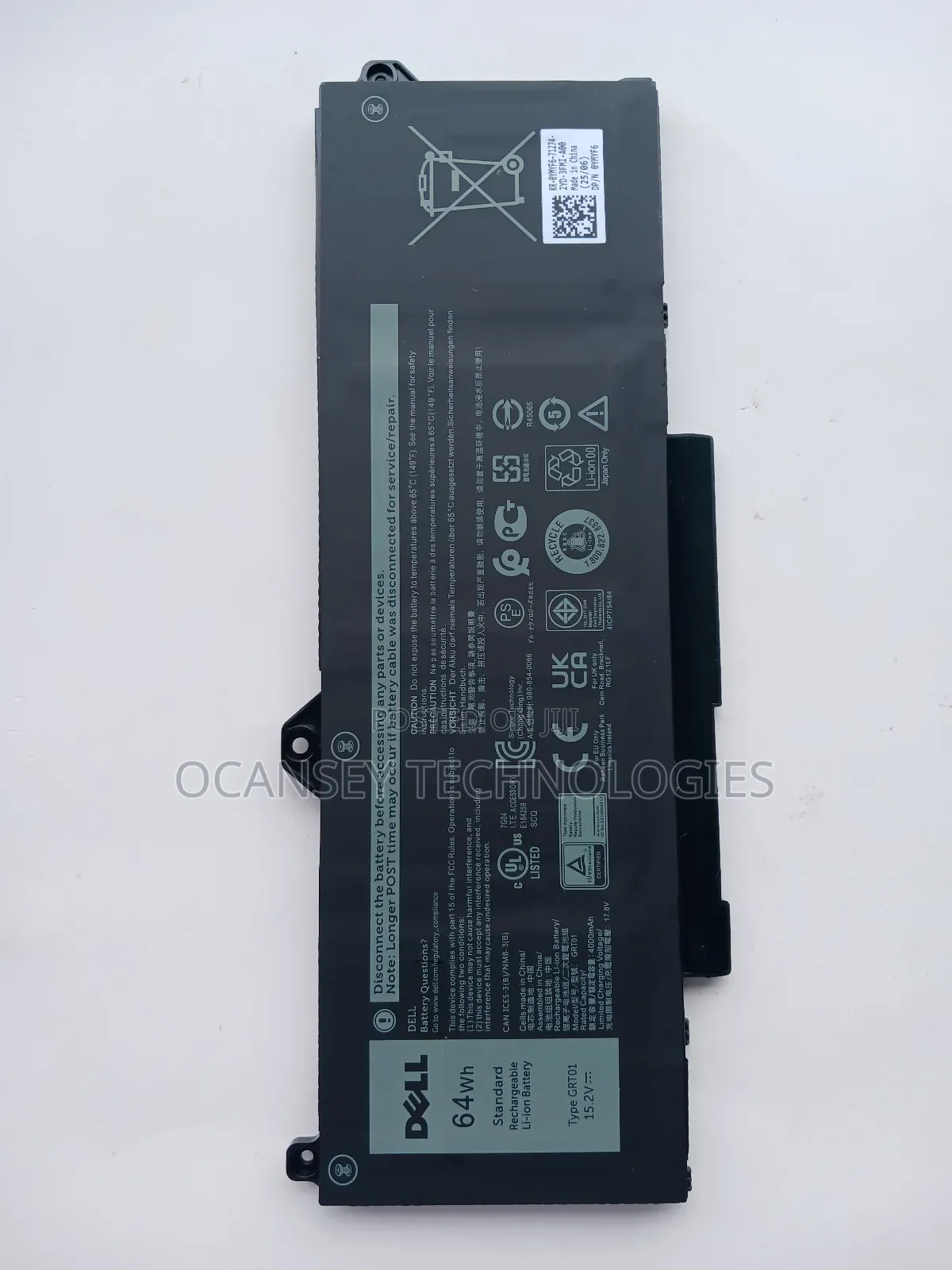 Original Dell Grt01 Battery for Precision 3470 3561 Alienware M17 R5 in ...