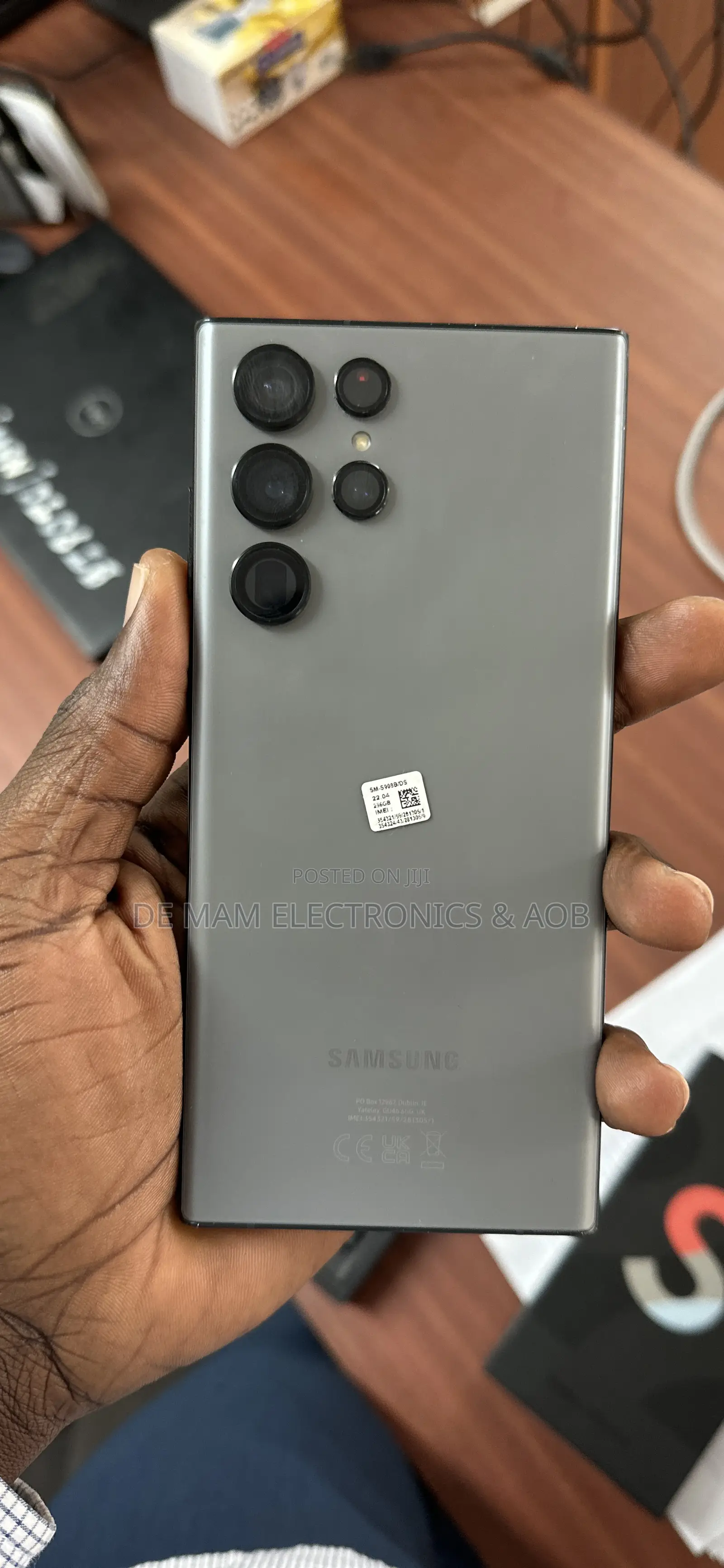 Samsung Galaxy S22 Ultra 256 GB Gray in Accra Metropolitan - Mobile ...