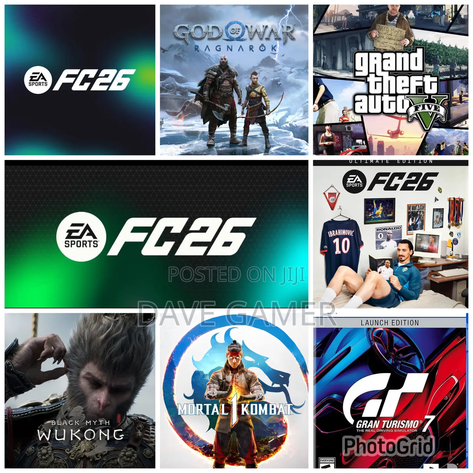 Fc 26 + Other 5 Games Ps5 Offline Package in Accra Metropolitan - Video ...