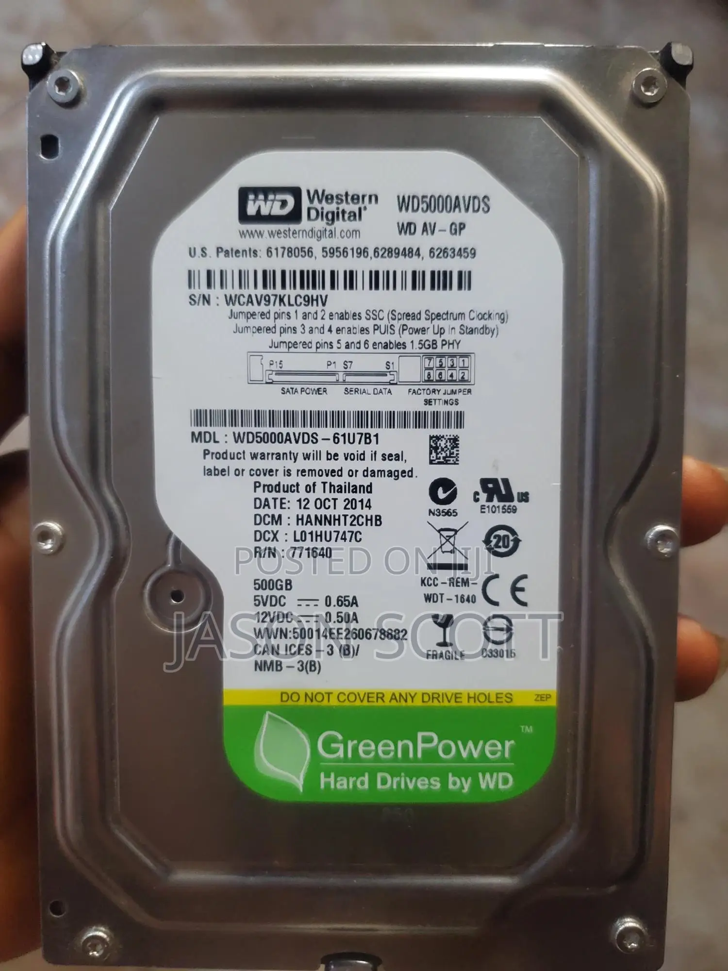 Western Digital Hard Drive for Desktop and CCTV Cameras in Agbogba ...