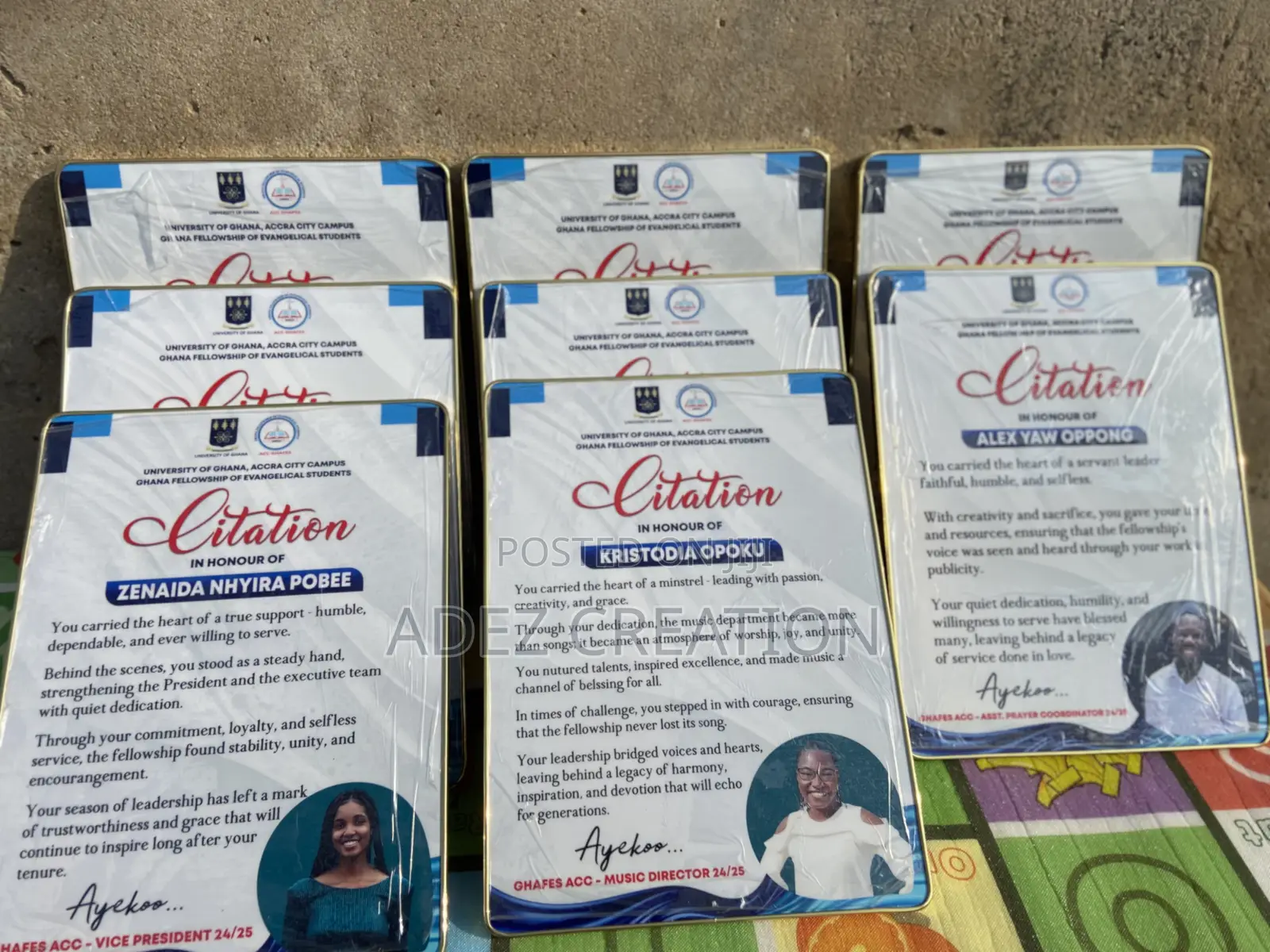 Citation Frames in Awoshie - Printing Services, Faustian Arthurson ...