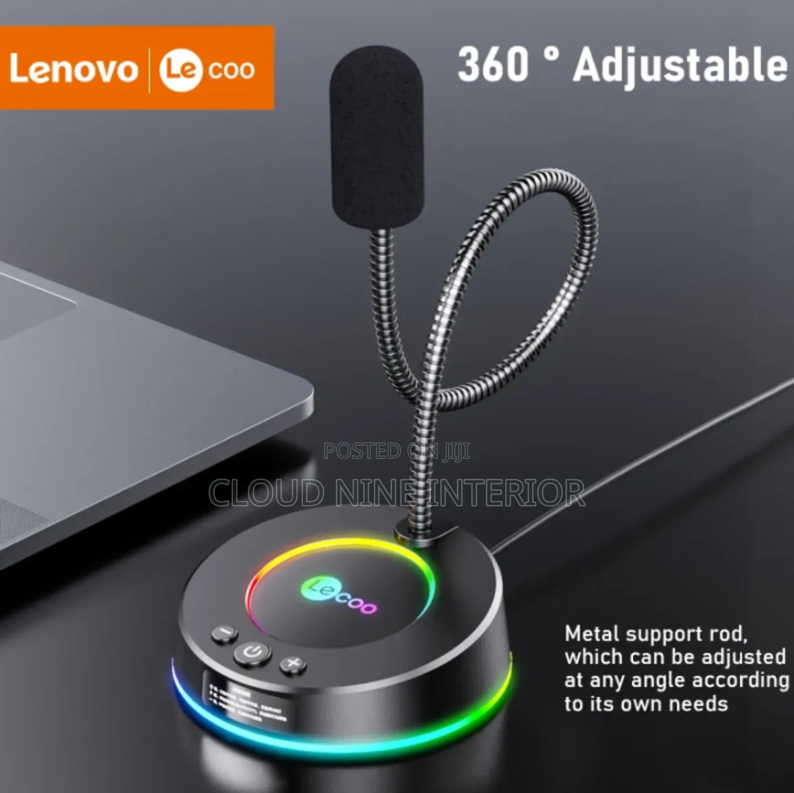 Usb Microphone RGB Color Computer Laptop Microphone Lecoo Mc01s in ...