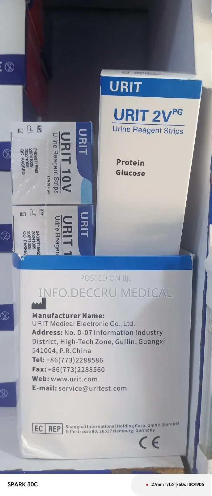 Urit 2v (Urine Reagent Strips) for sale - Info.deccru Medical Equipment ...