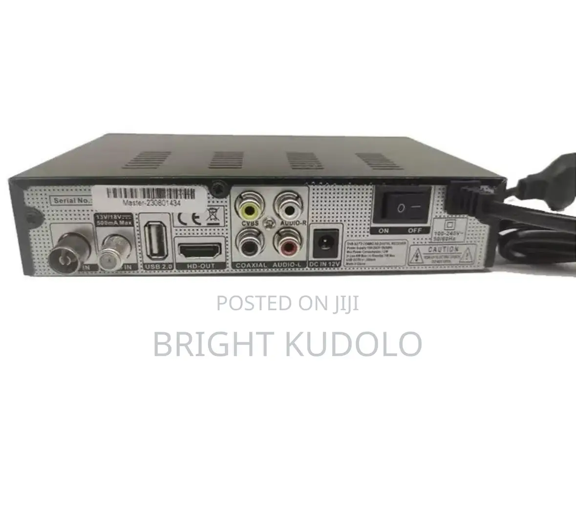 Master Combo Plus T2+S2 Original Hd Digital Tv Decoder in Spintex - TV ...