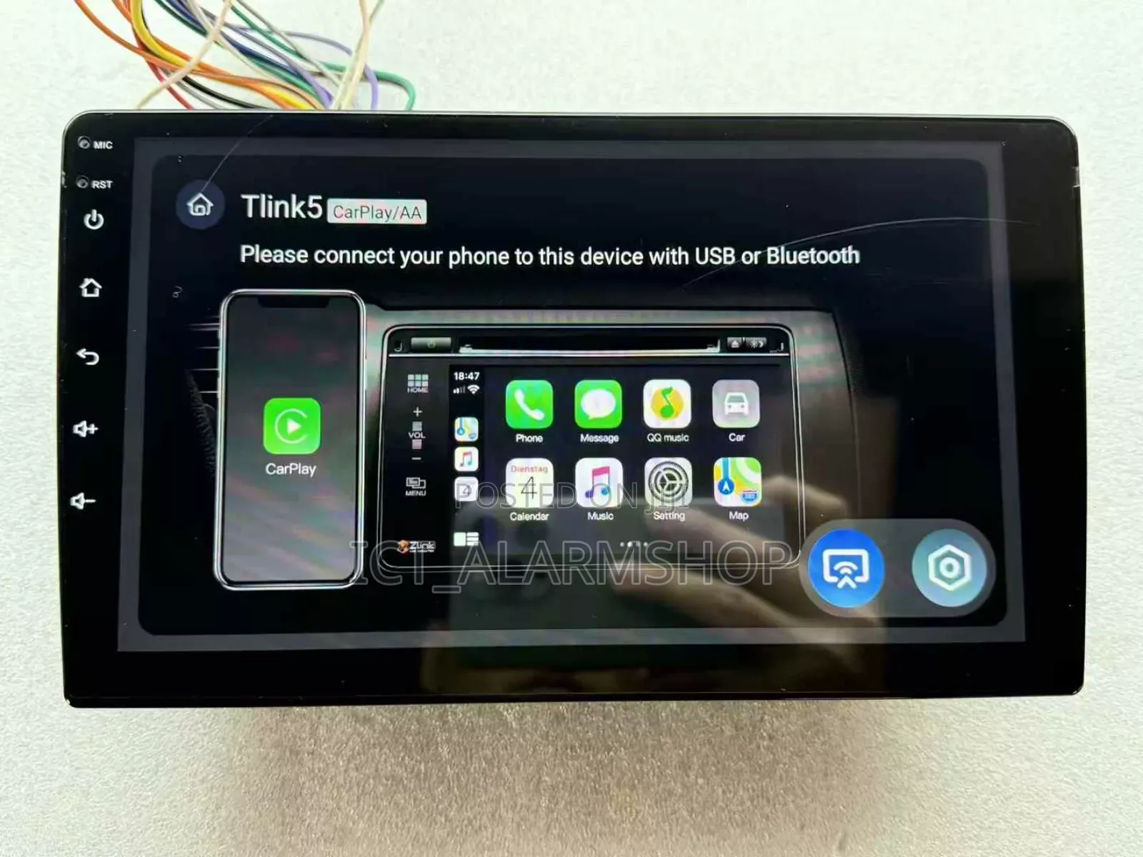 Toyota Vitz Yaris 2012 Carplay and Wireless Android Auto Multimedia in ...