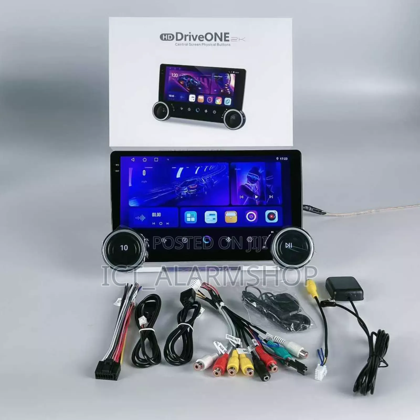 Dual Knop Car Android Radio Multimedia Player With iPhone Carplay in ...