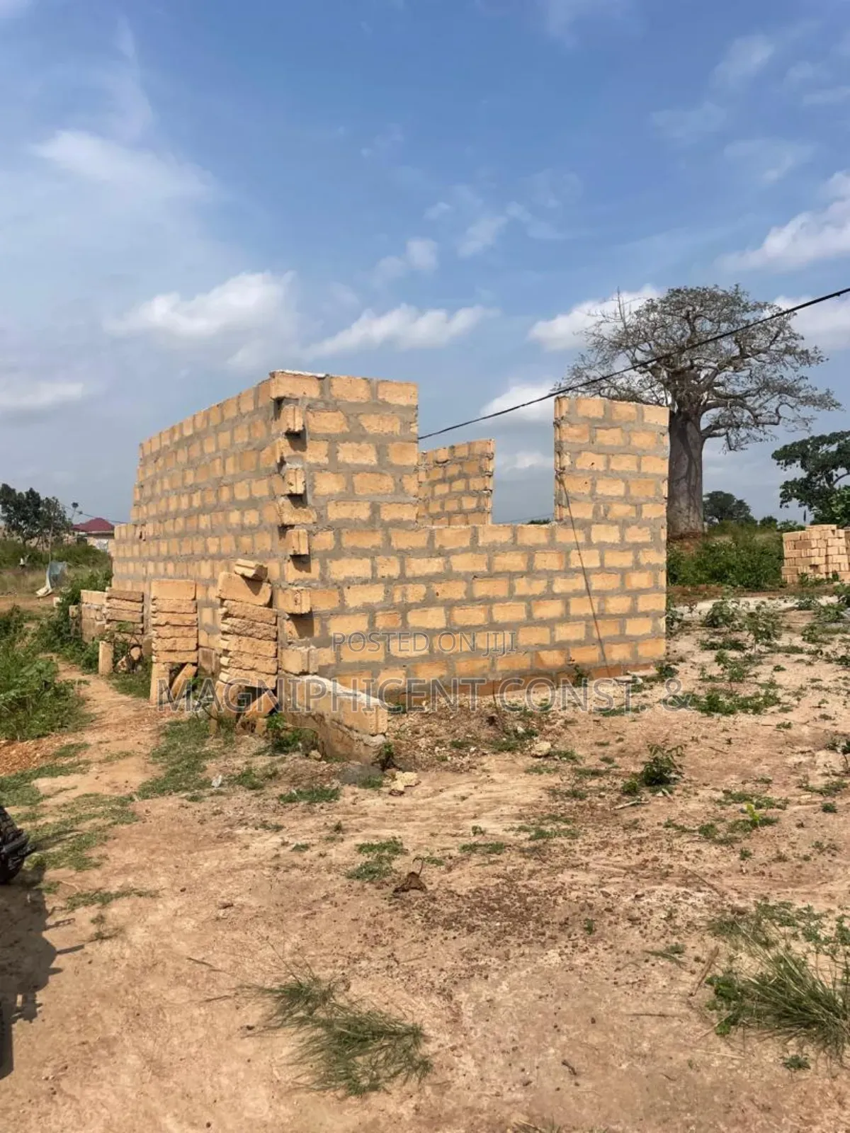 Full Plot With Short Fence Wall for Sale at Dodowa Gravel Pit in Dodowa ...