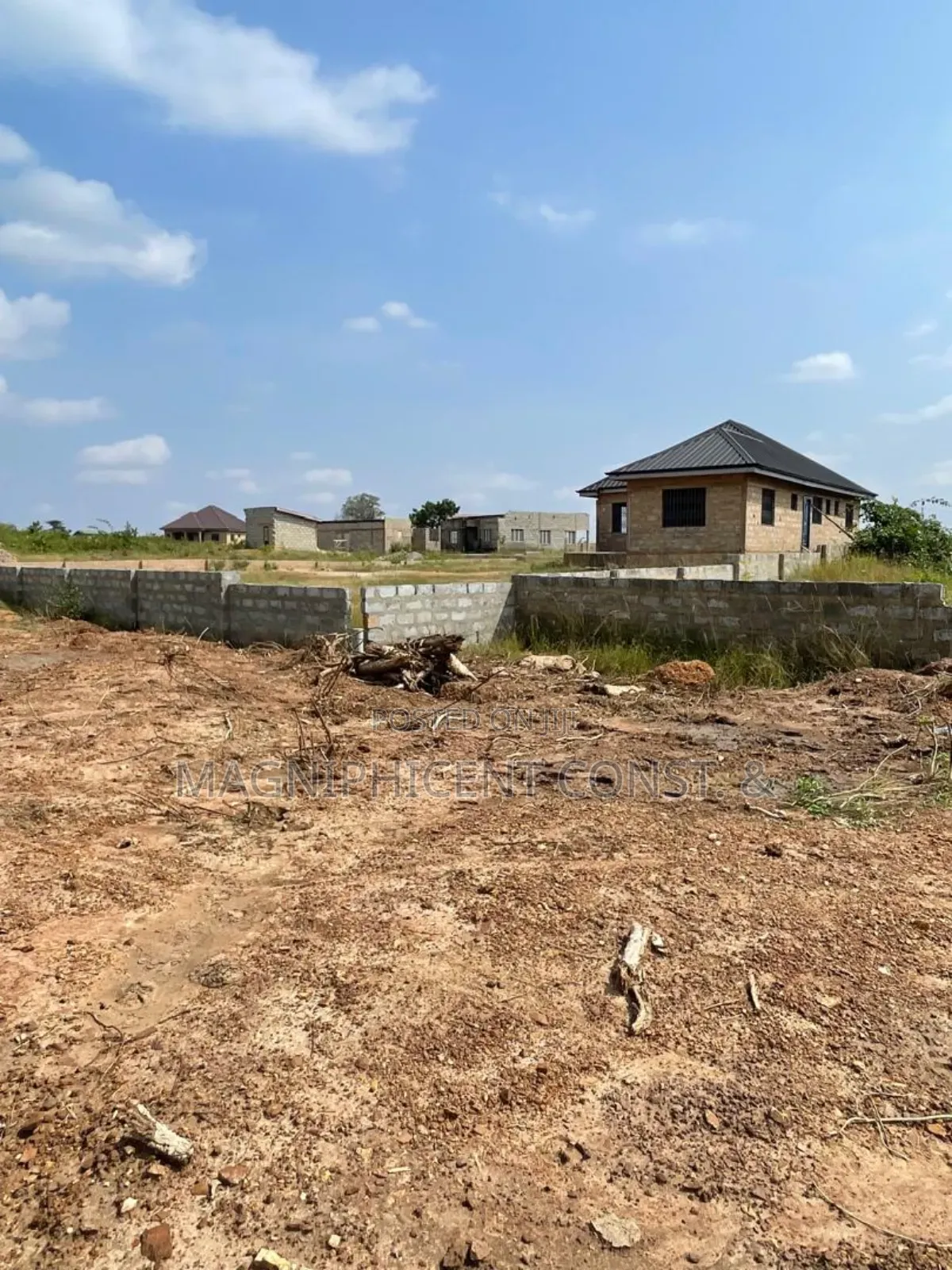 Full Plot With Short Fence Wall for Sale at Dodowa Gravel Pit in Dodowa ...