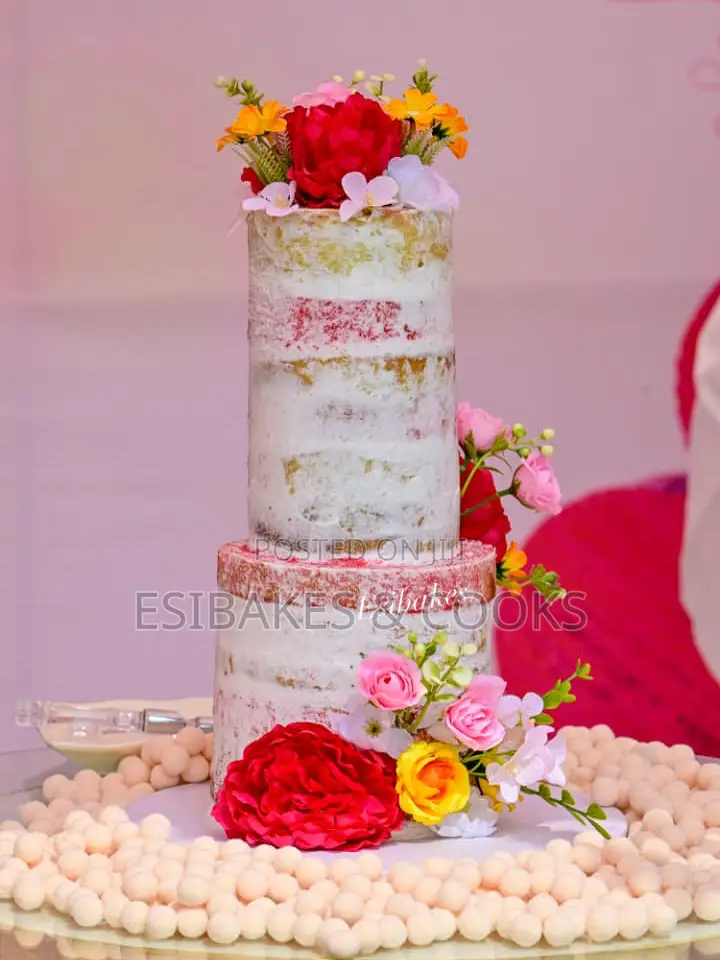 Naked Wedding Cake in Madina - Food & Beverages, Esi Bakes | Jiji.com.gh