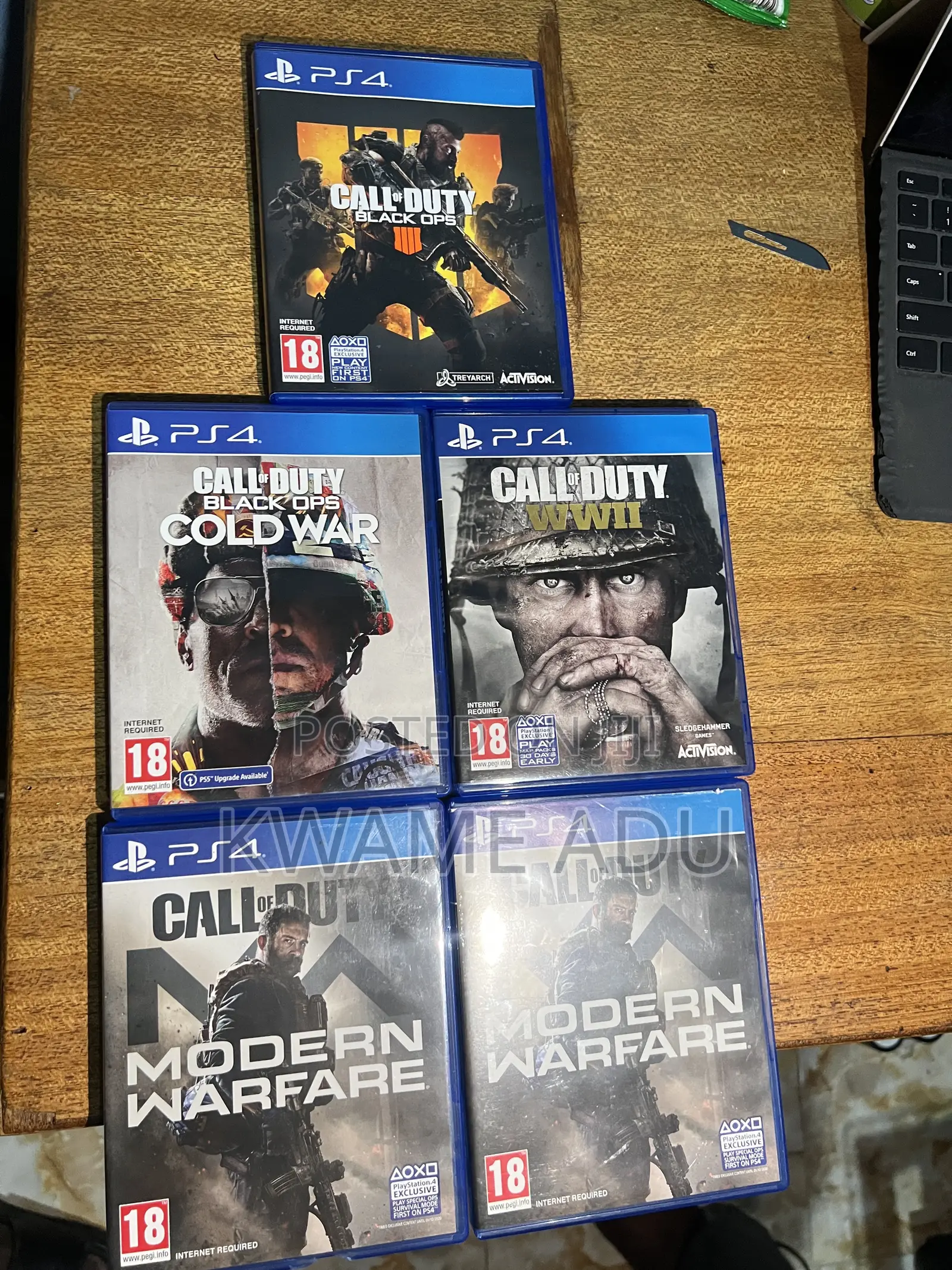 Call Of Duty Ps4 Game Cds in Kumasi Metropolitan - Video Games, Kwame ...