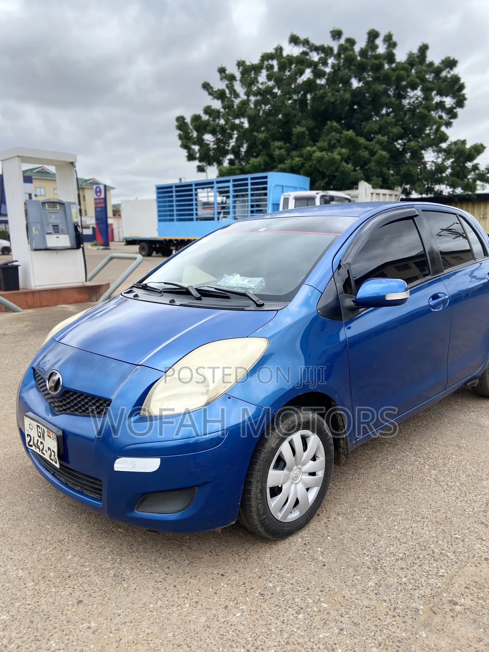 Toyota Vitz 2010 Blue in Madina - Cars, Okyere Bright | Jiji.com.gh