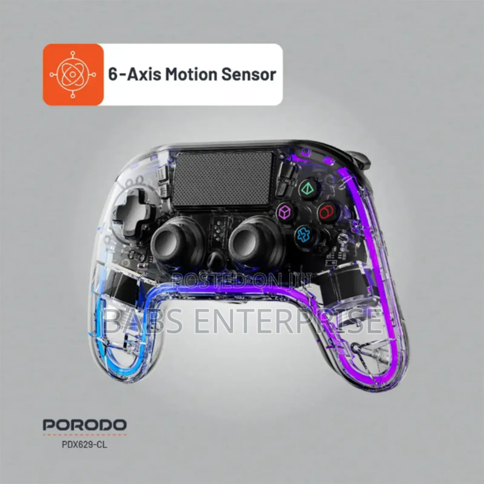 Porodo Gaming Ps4 Gamepad Transparent Controller – Clear in Accra ...