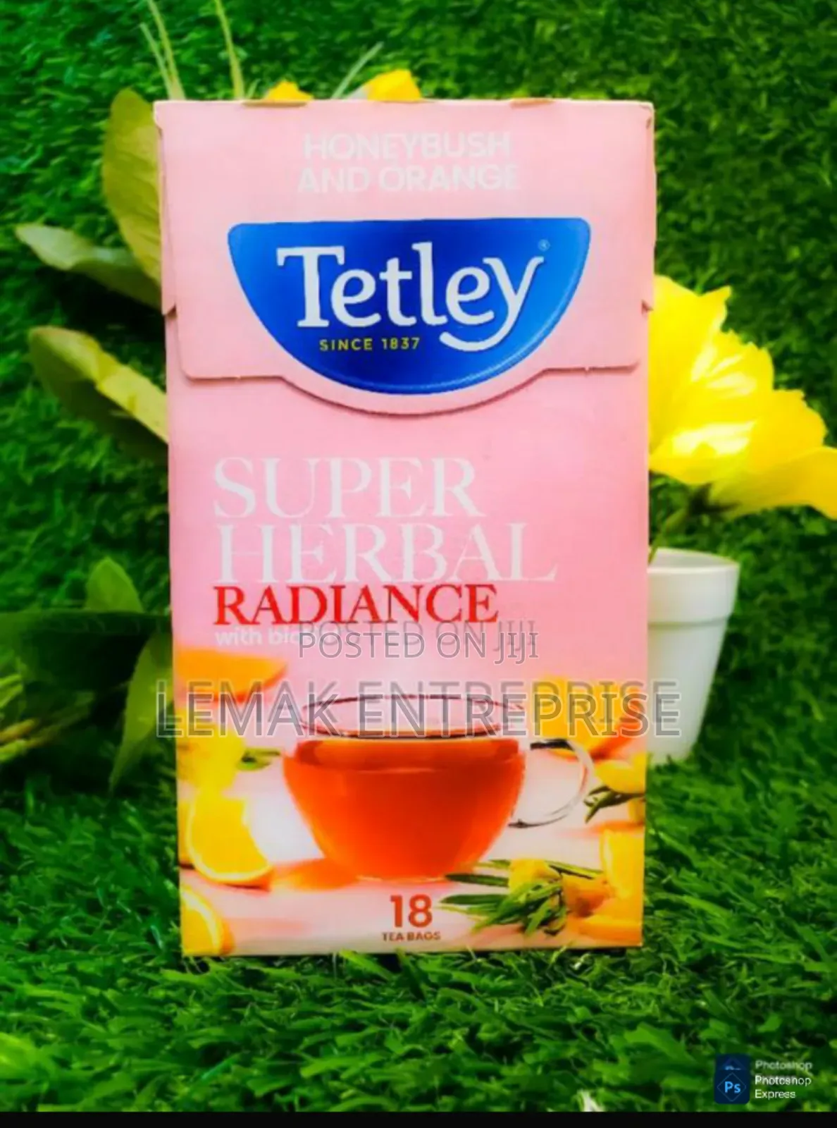 Tetley Super Herbal Radiance With Biotin 18 Tea Bags (34.4 G) in ...