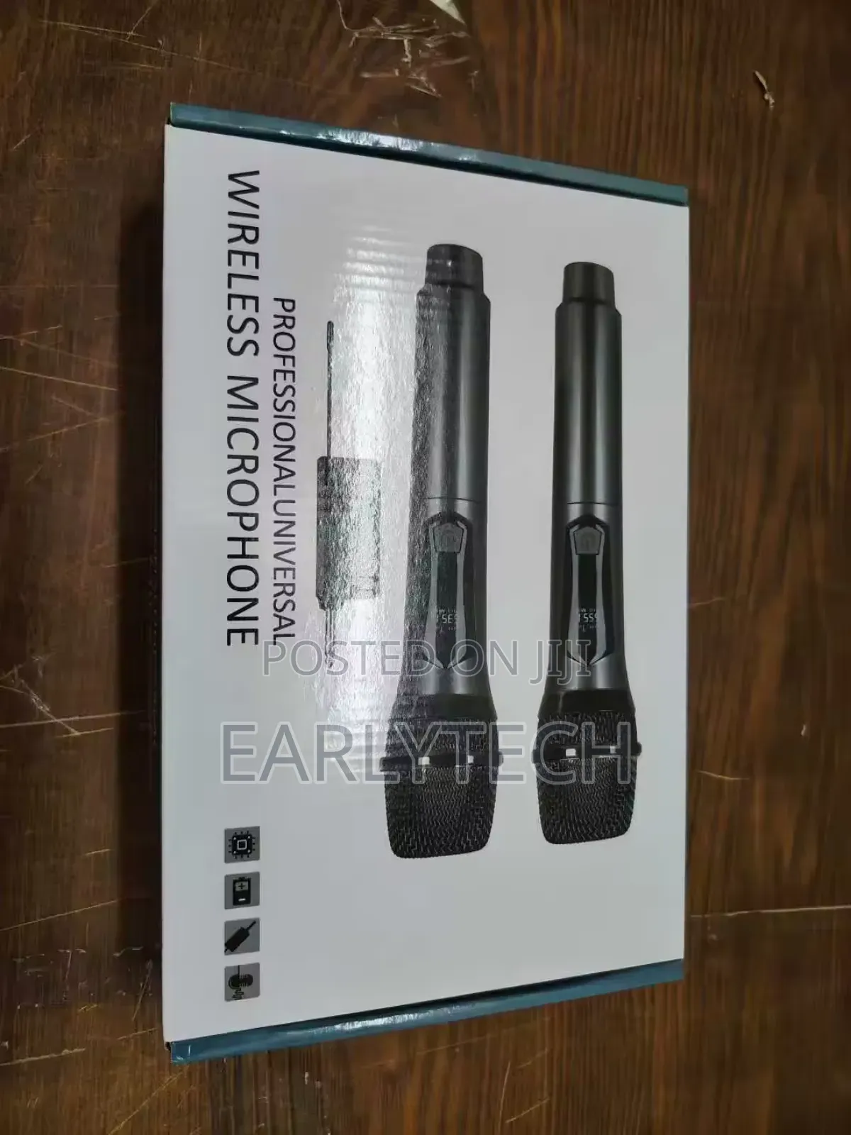 Dual Wireless Microphone, Uhf Professional Handheld Mic Micphone in ...