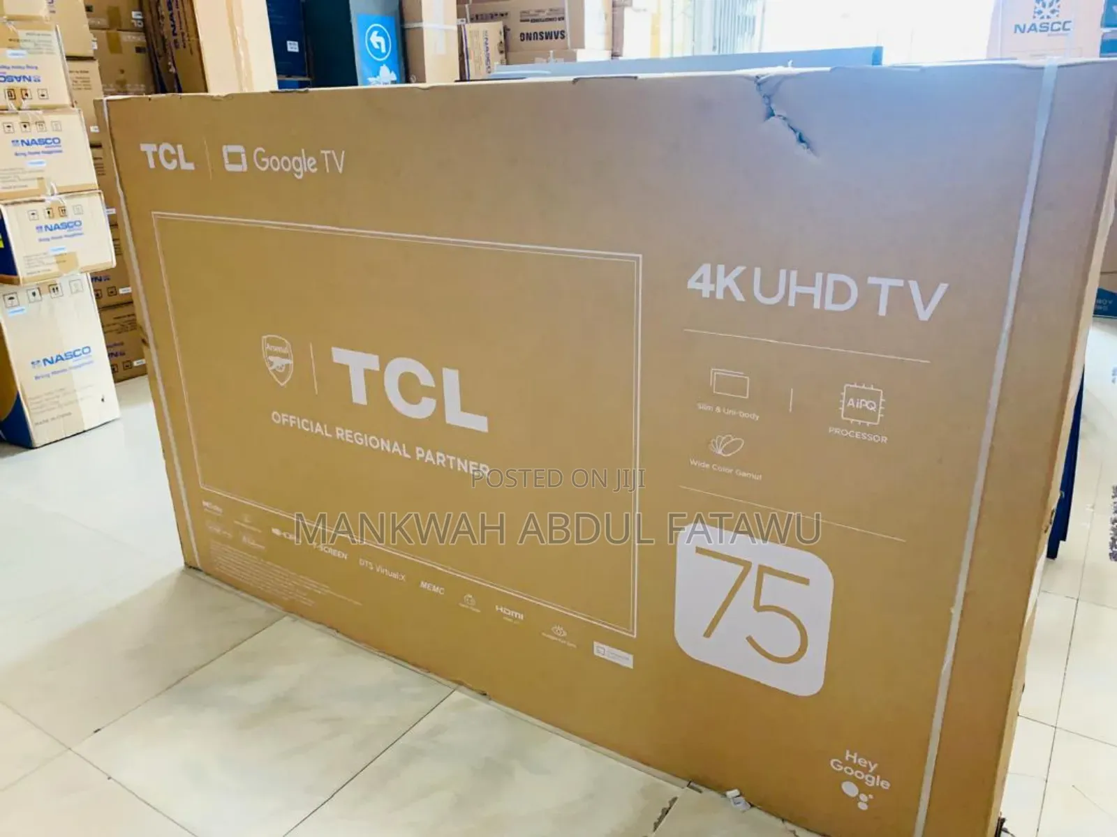 TCL Tv 75 Smart Satellite Android Uhd in Alajo - TV & DVD Equipment ...