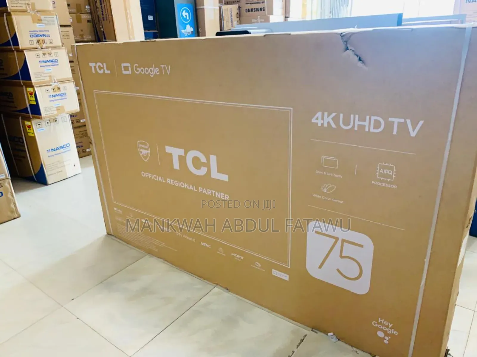 Frameless 75p755 TCL 75-Inch Android Tv in Alajo - TV & DVD Equipment ...