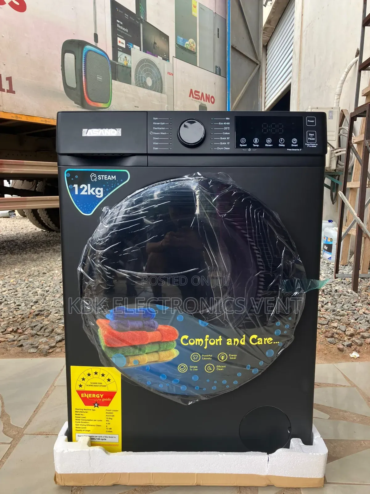 Asano 12kg Front Load Washing Machine in Achimota - Home Appliances, Kbk Electronics Ventures ...