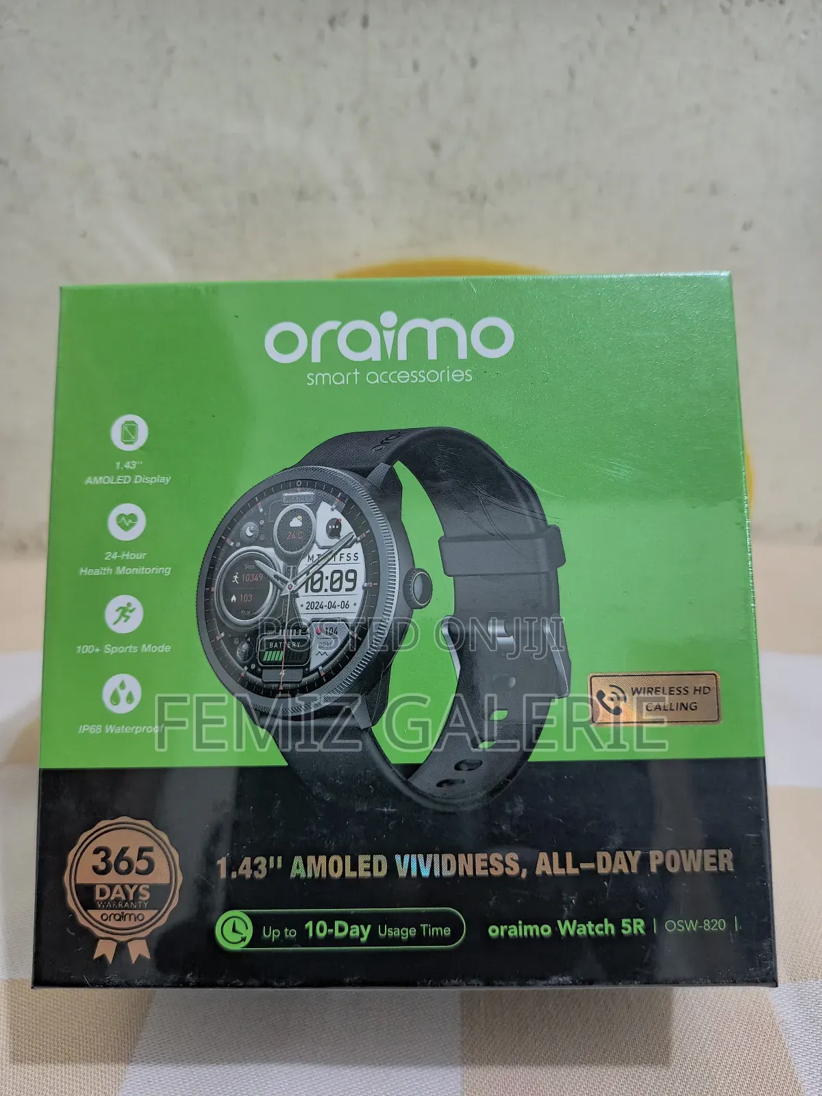 Oraimo Watch 5r 1.43'' Amoled Ip68 Smart Watch in Sowutwuom - Smart ...