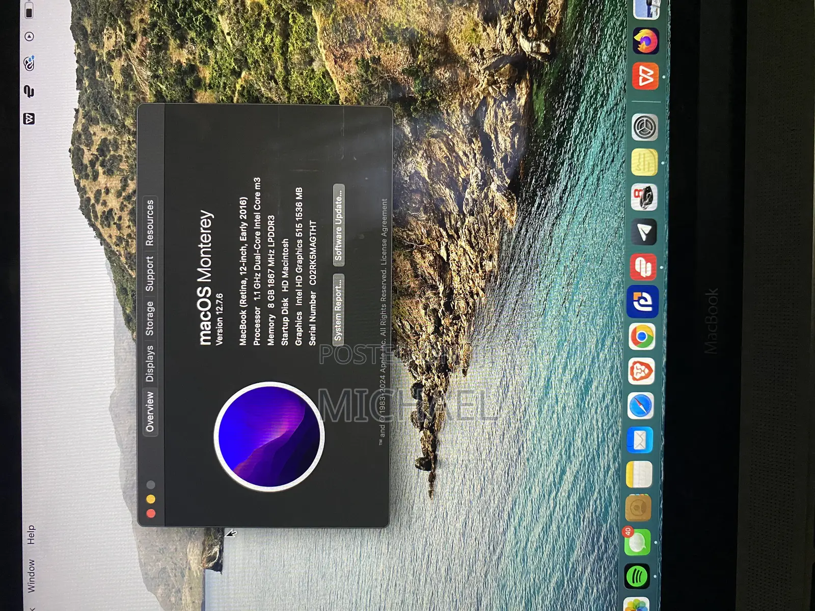 Laptop Apple MacBook 8GB Intel Core M3 HDD+SSD 256GB in Achimota - Laptops & Computers, Michael ...