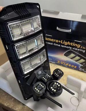 Solar Street Light Camera PTZ 4g Sim 3 Lens 450w in Lapaz - Security ...