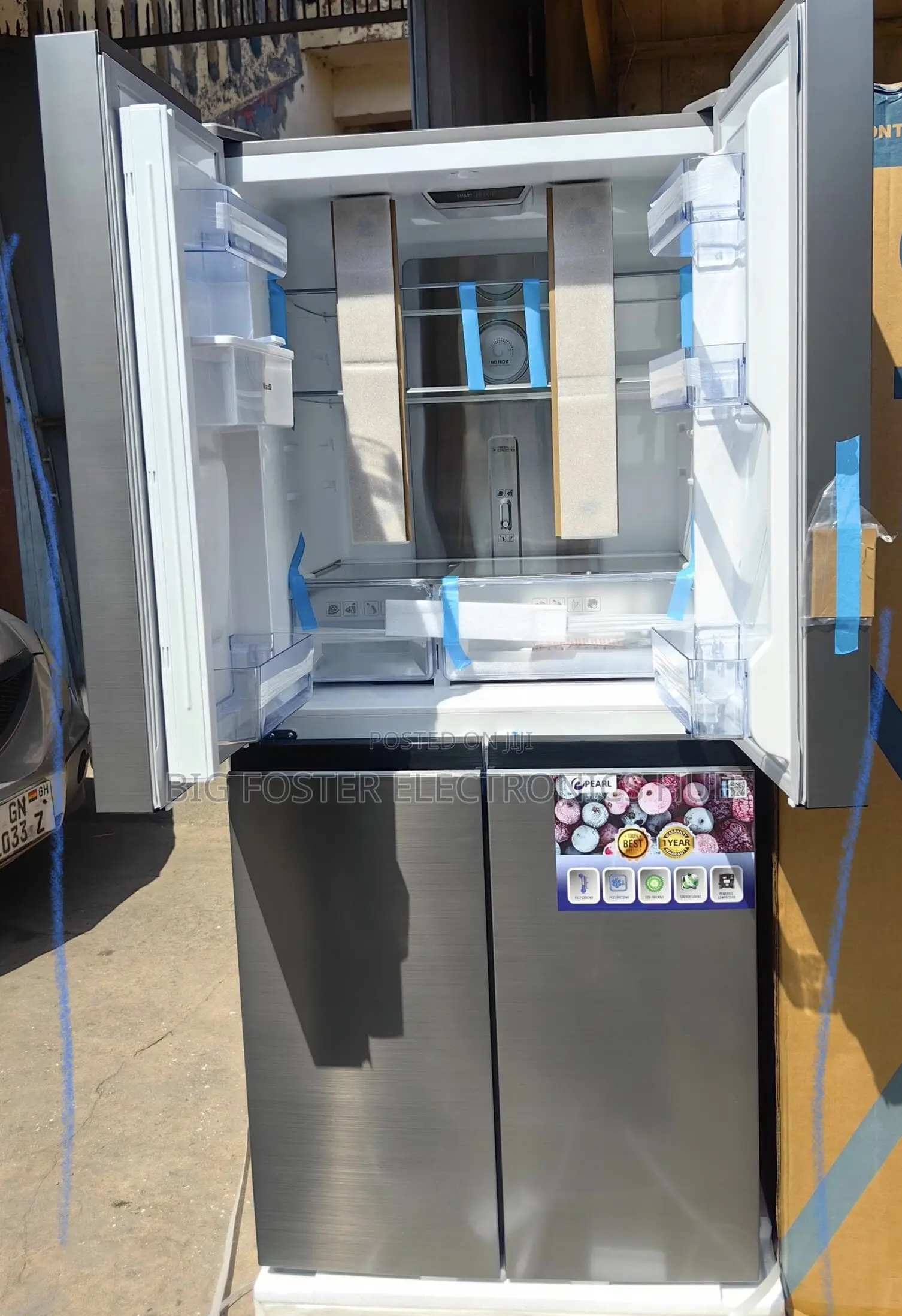 Perfect,~ Pearl French Door Refrigerator With Water Dispenser Fridge in ...