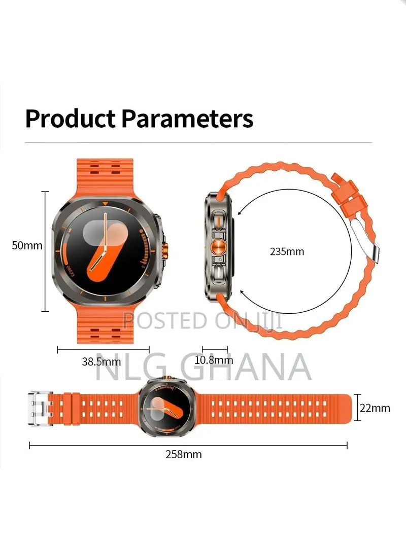 Smartwatch With Full Touch 2.3” TFT-LCD Display, Heart Rate. in Spintex ...